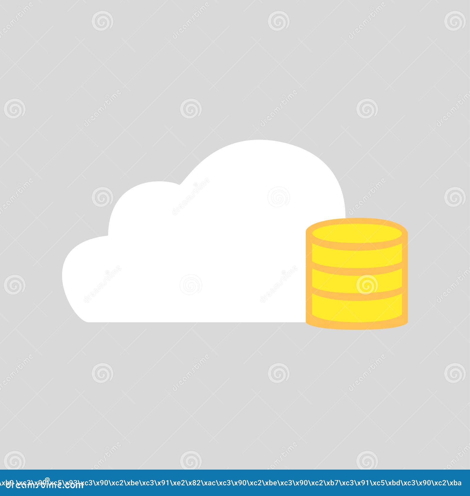 Money in the Cloud, Vector Illustration Stock Vector - Illustration of ...