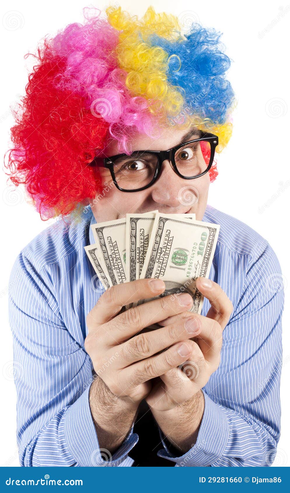 Money clown stock photo. Image of conceptual, business - 29281660