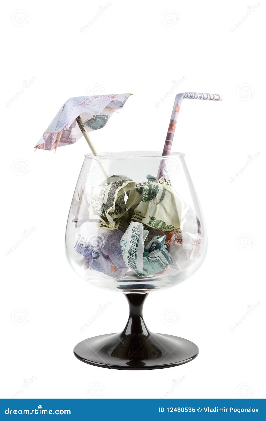 Money cocktail stock photo. Image of financial, ideas - 12480536