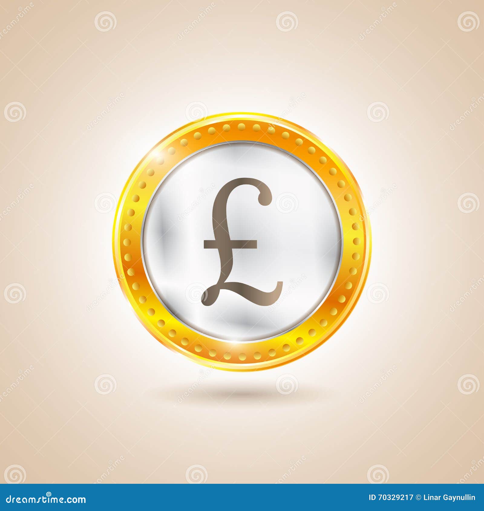 Money - Coin Pounds. Vector Illustration Stock Illustration ...