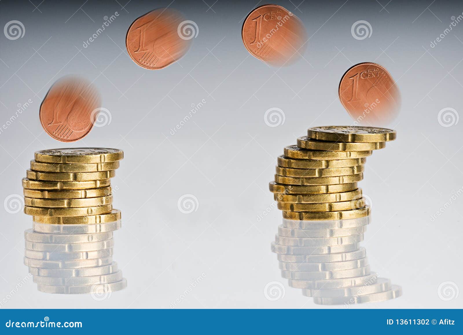 Money coins stock photo. Image of fast, small, copper - 13611302