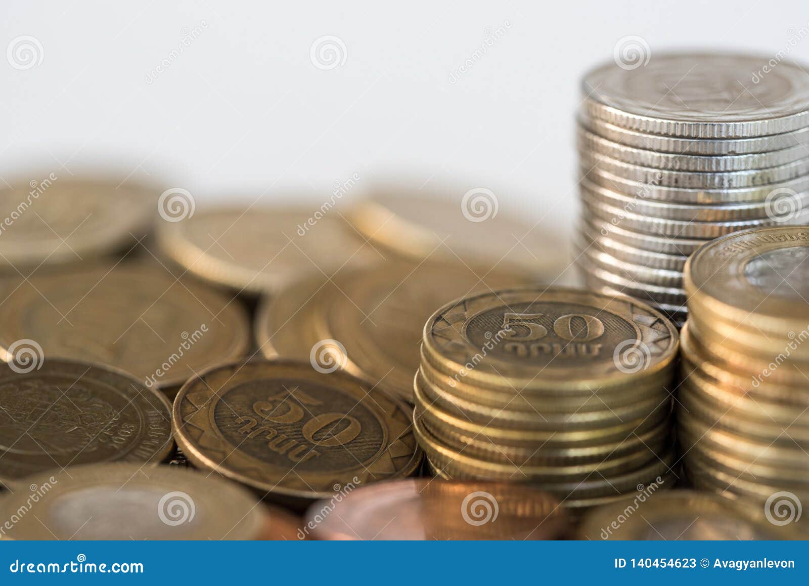 Money Coins Background stock image. Image of column - 140454623