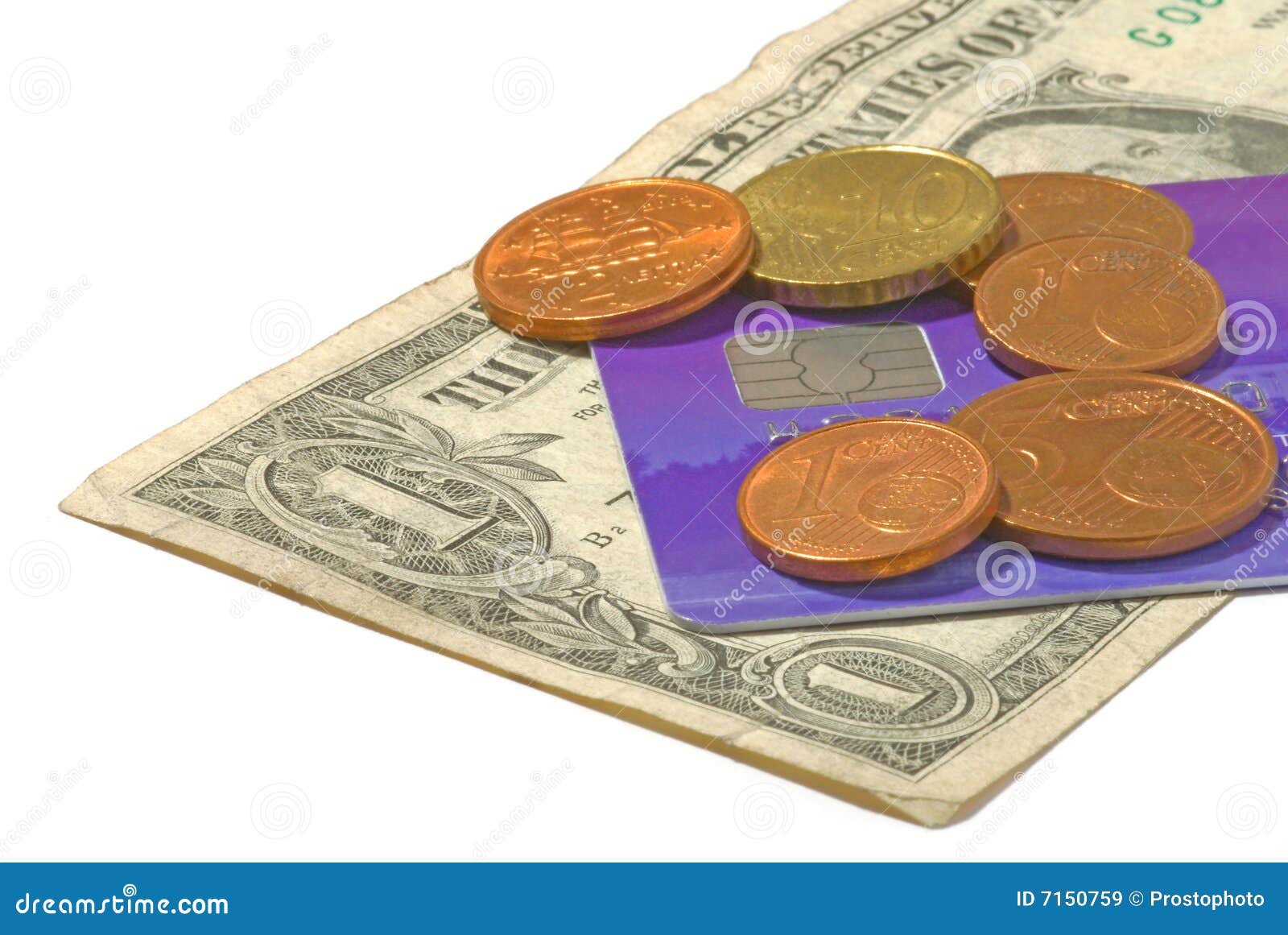 Money - coins and banknote stock image. Image of cash - 7150759