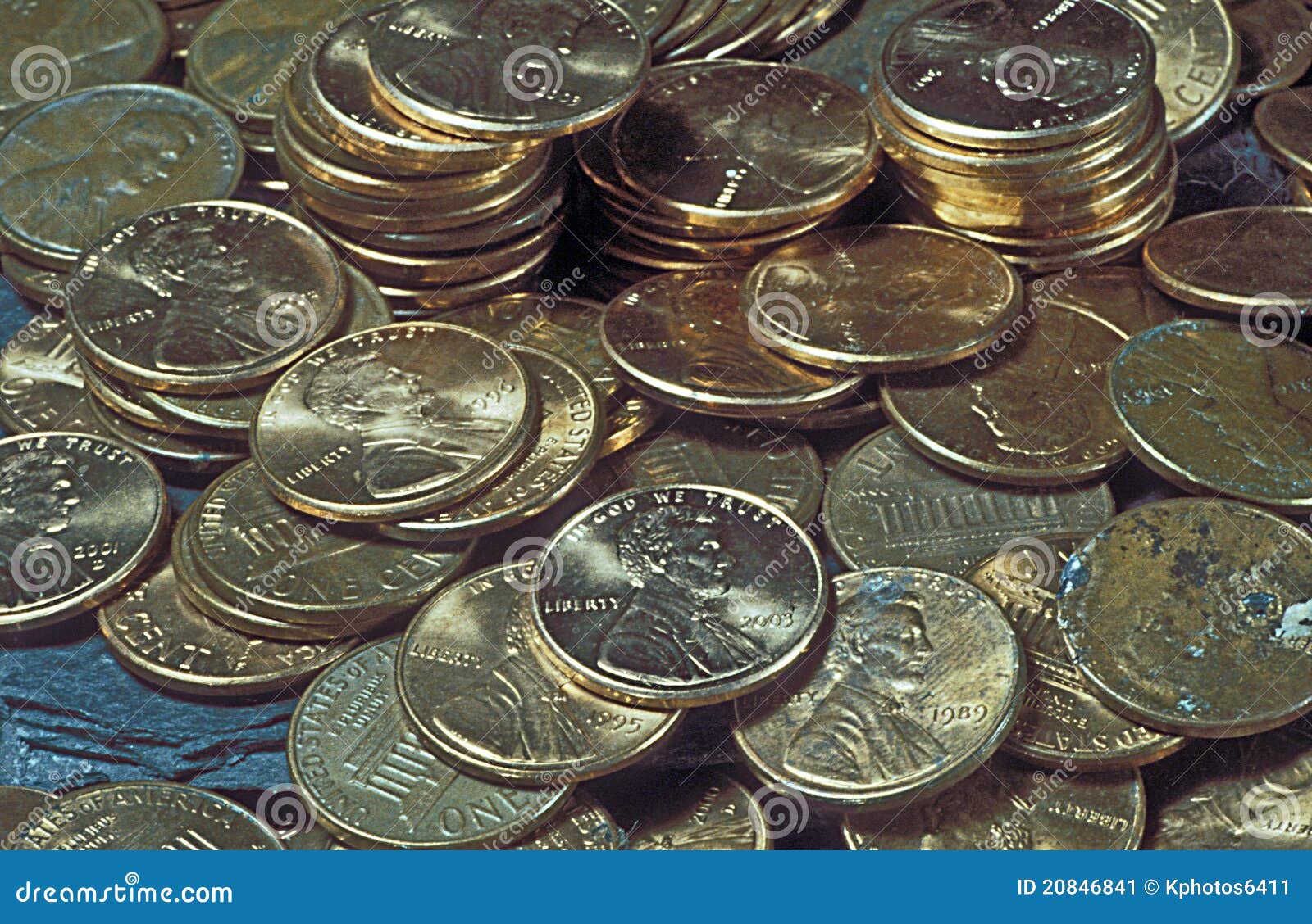 Money coins pennies stock image. Image of coins, united - 20846841