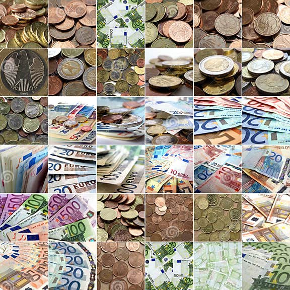 Money collage stock photo. Image of bank, collage, banknotes - 10640412