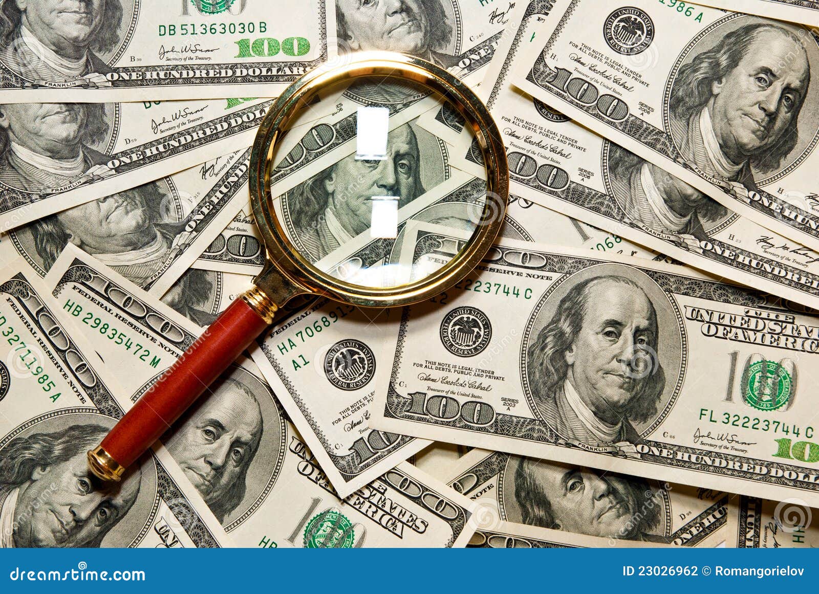 Money concept stock photo. Image of bill, magnification - 23026962