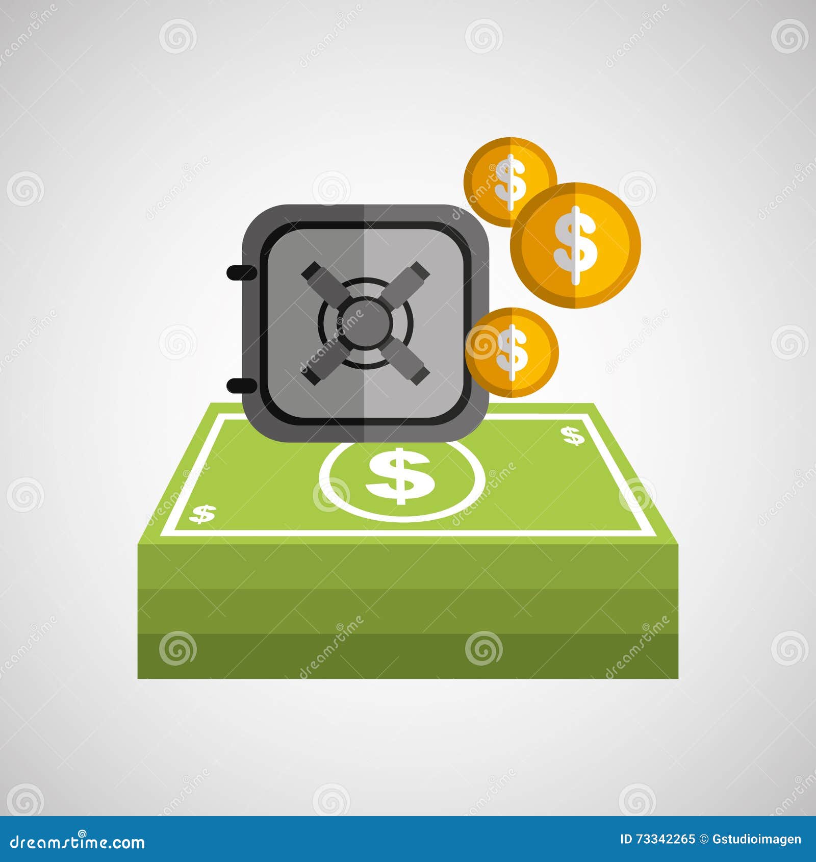Money concept design stock illustration. Illustration of dollars - 73342265