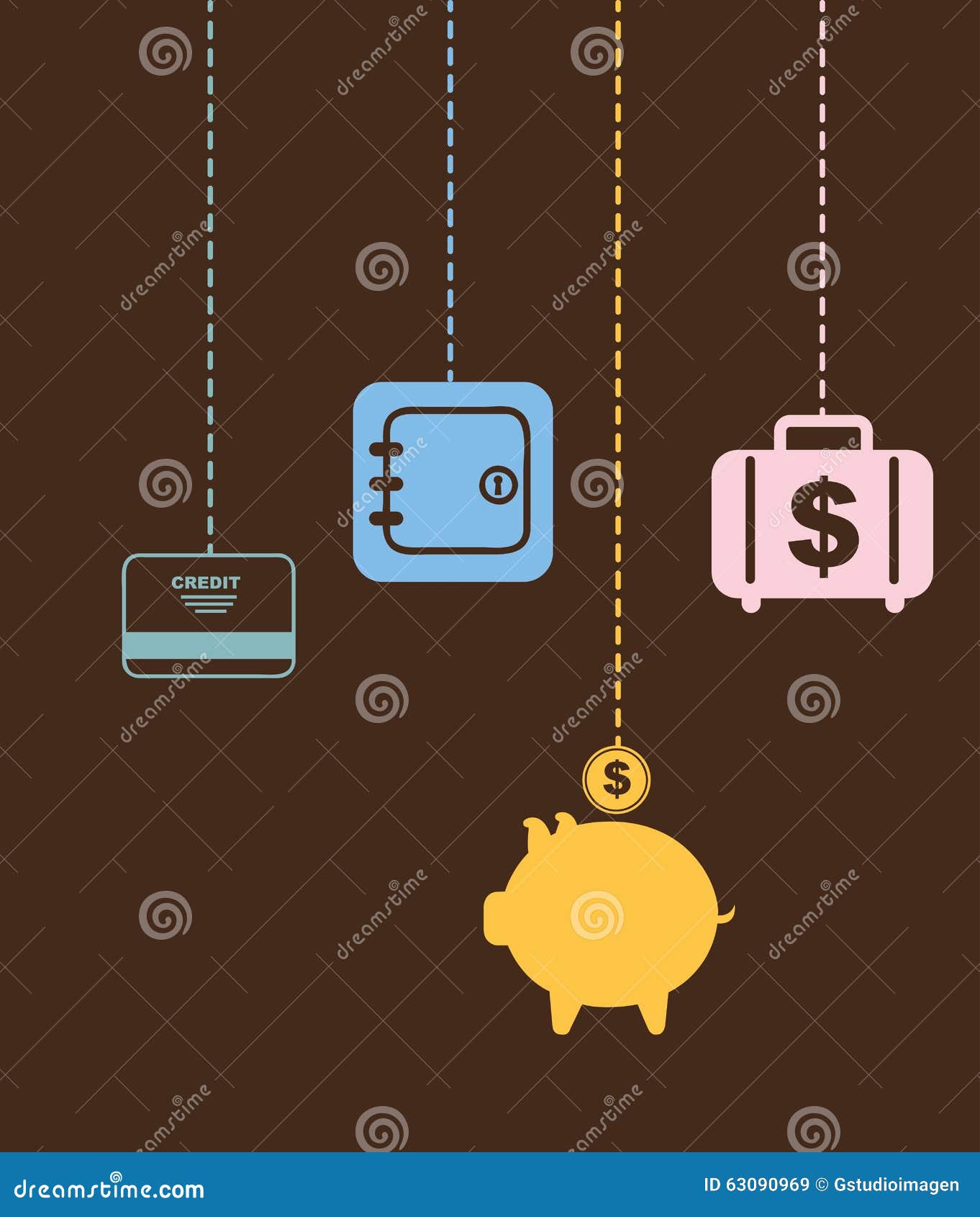 Money concept design stock vector. Illustration of dollar - 63090969