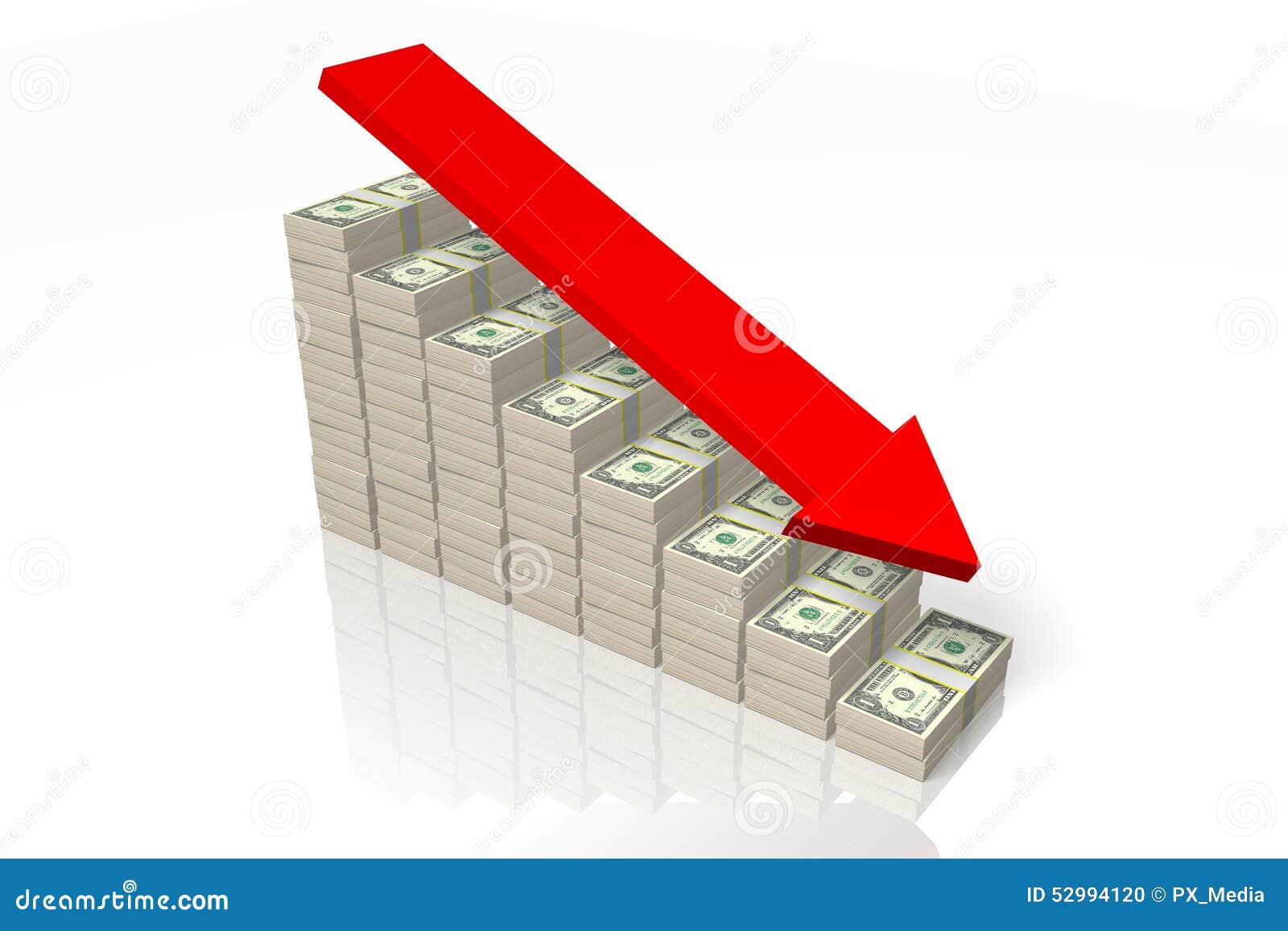 Money concept - recession stock illustration. Illustration of finance ...