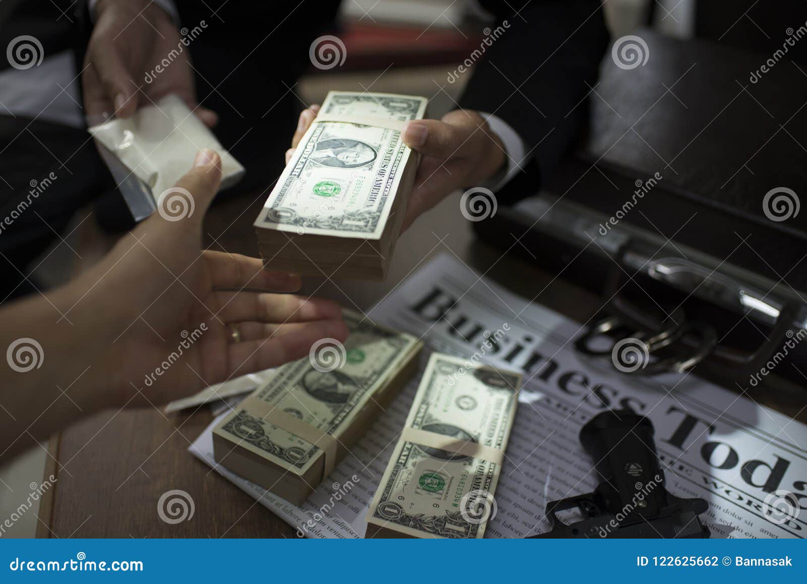 Money for corruption, stock photo. Image of business - 122625662