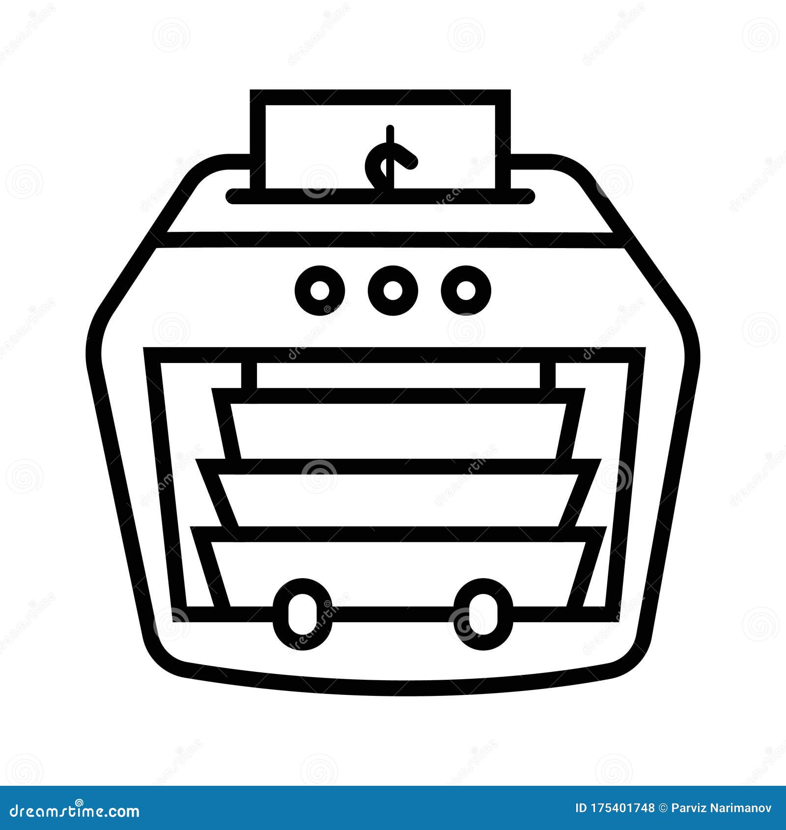 Money Counting Machine and a Man`s Hand Holds Dollar Banknote Stock ...