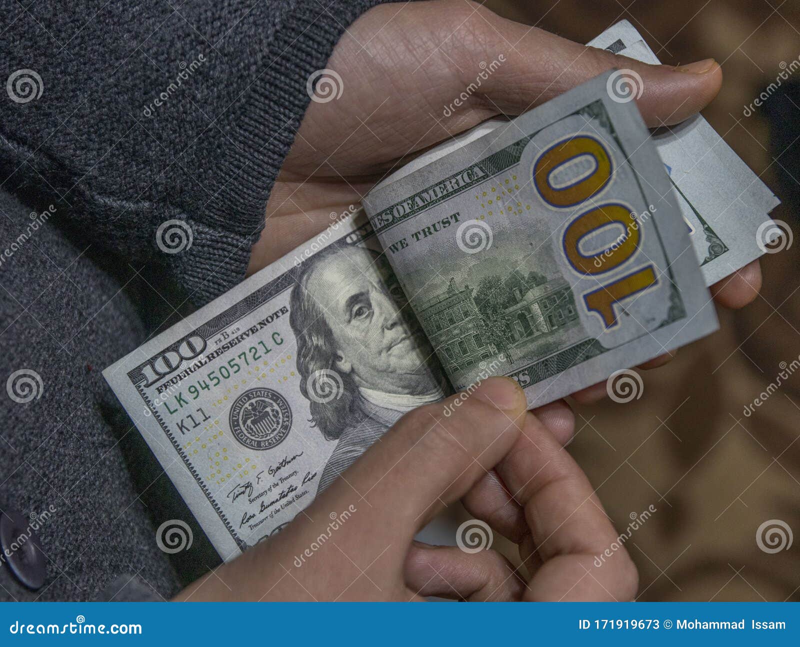 Money counting by someone stock image. Image of paper - 171919673