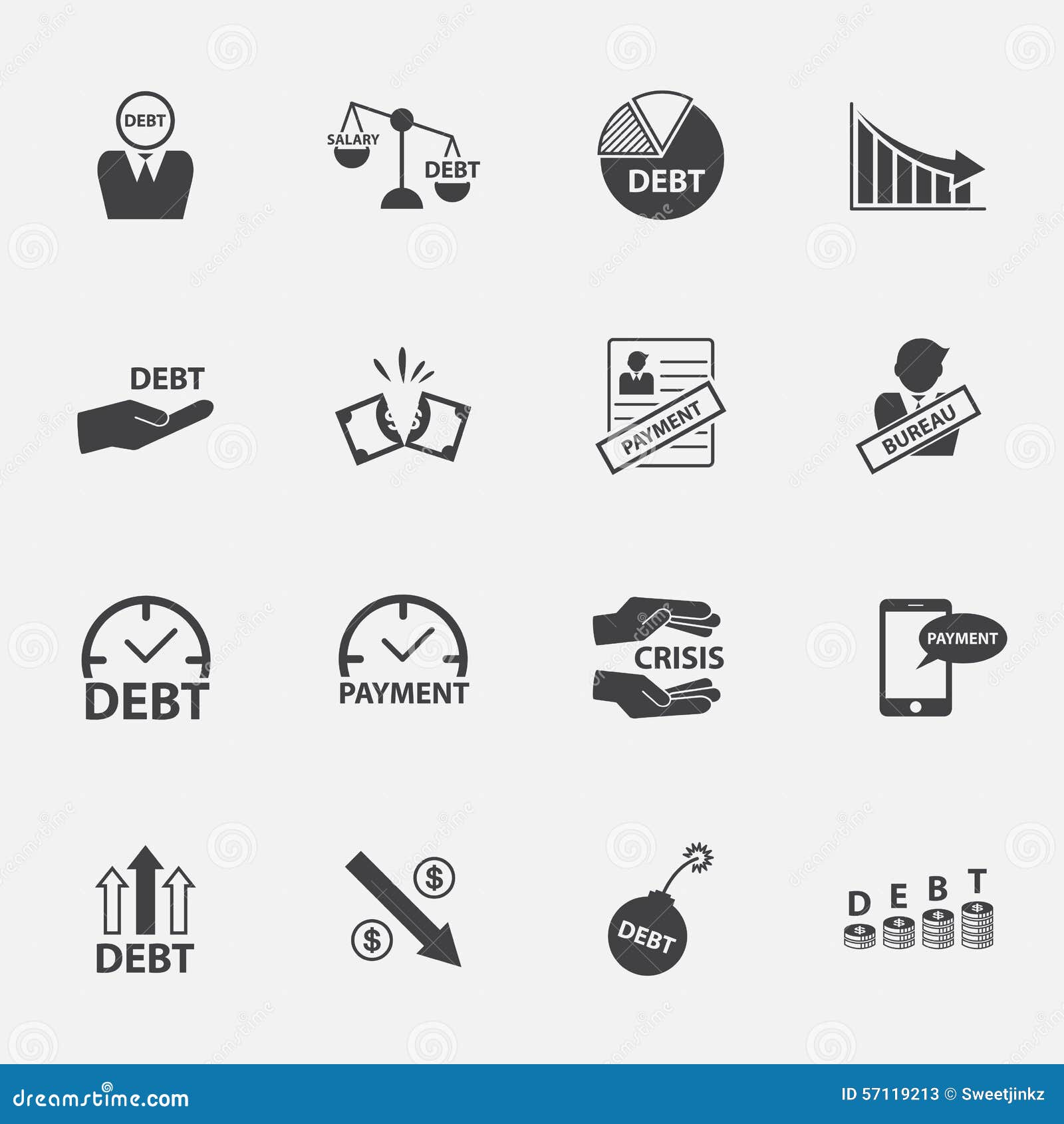 Debt Icon Stock Illustrations – 61,106 Debt Icon Stock Illustrations ...