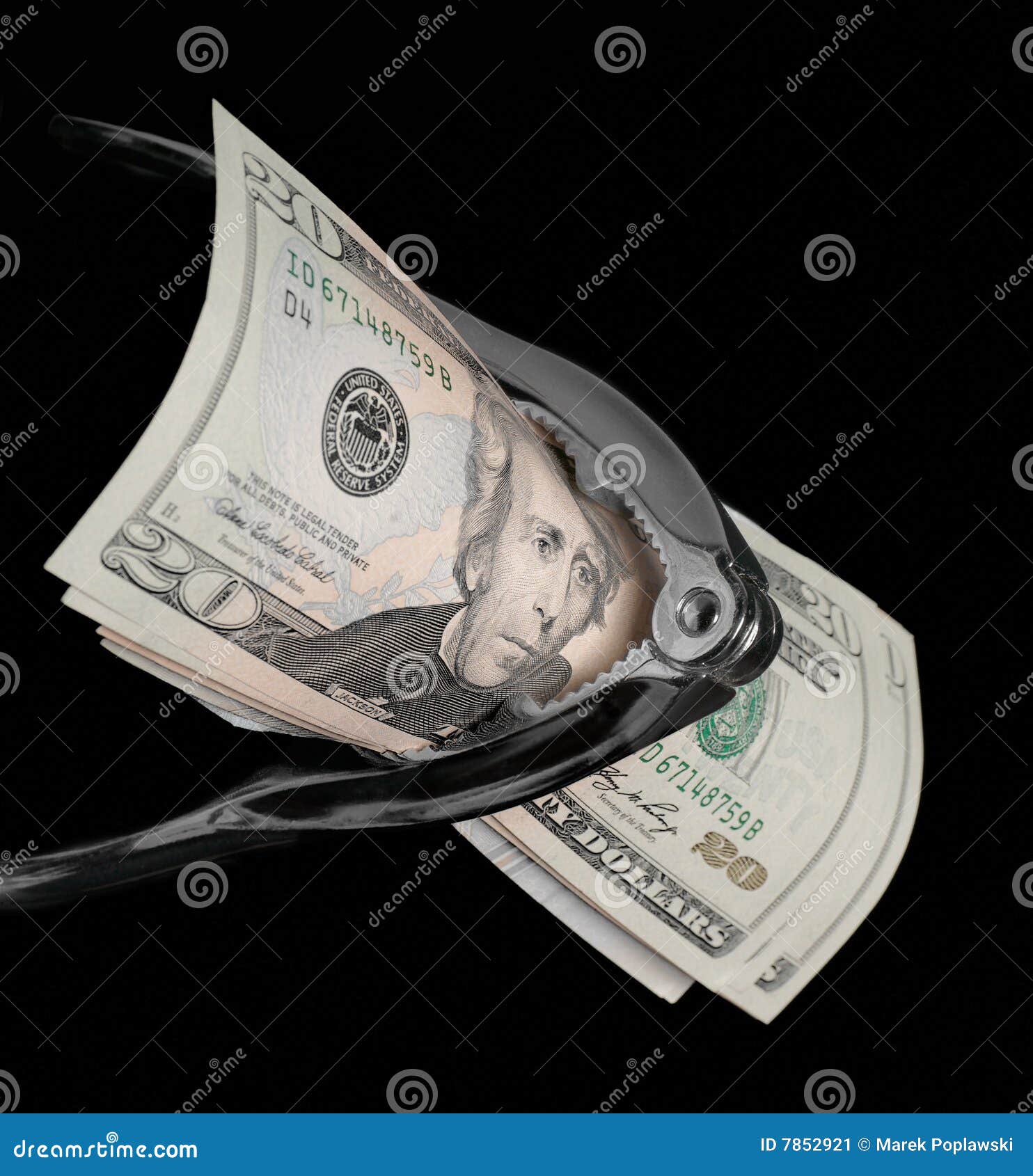 Money crunch stock image. Image of rate, budget, poverty - 7852921