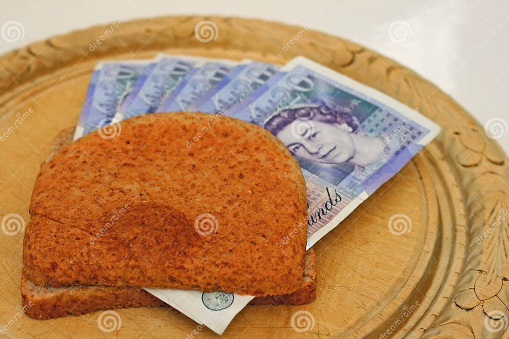 Money crust sandwich stock photo. Image of diet, earnings - 11652052