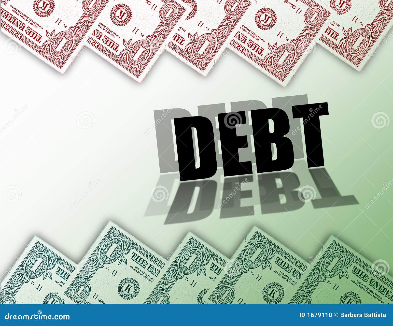 Money Debt stock illustration. Illustration of obliged - 1679110