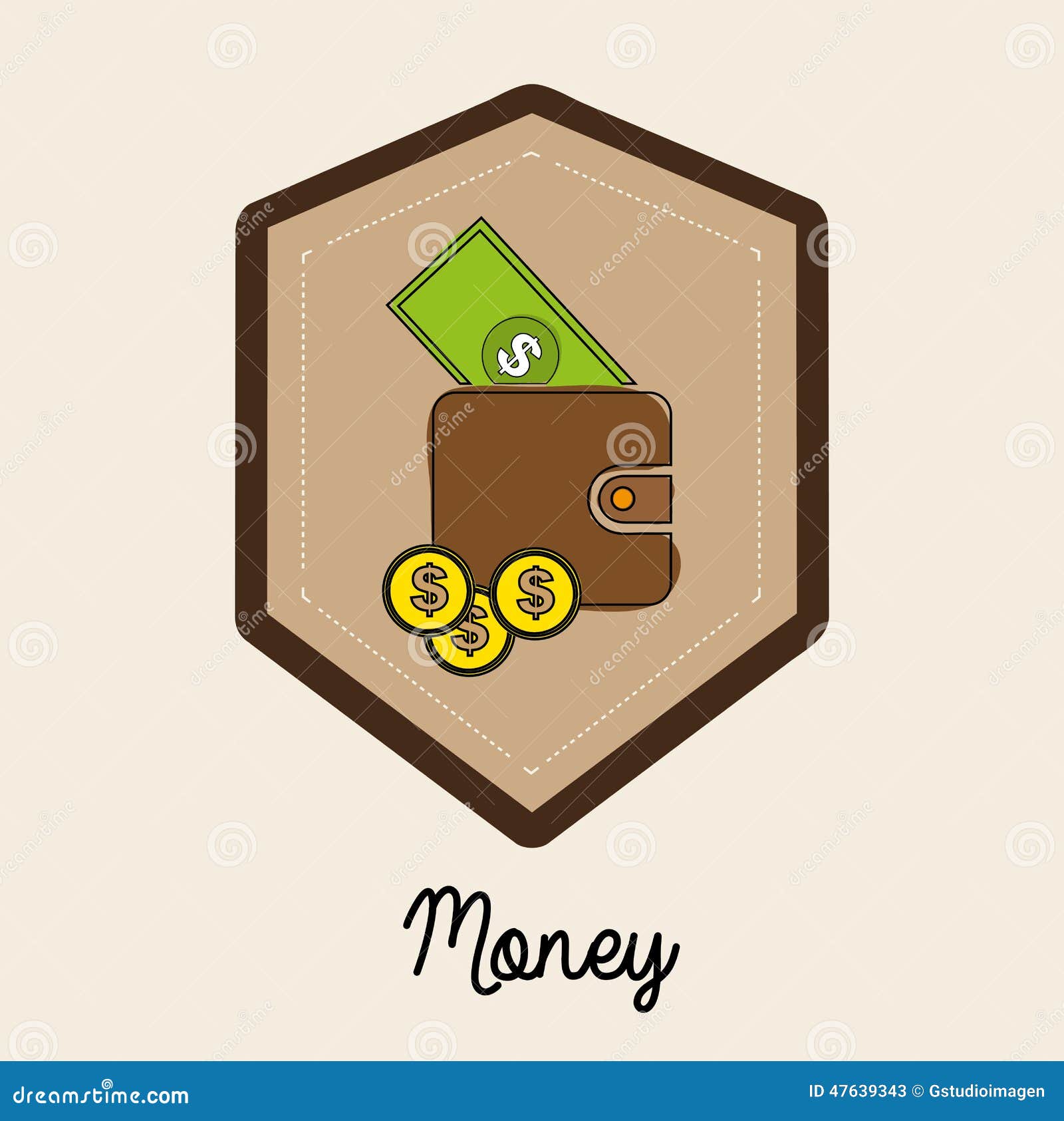 Money design stock vector. Illustration of bill, note - 47639343