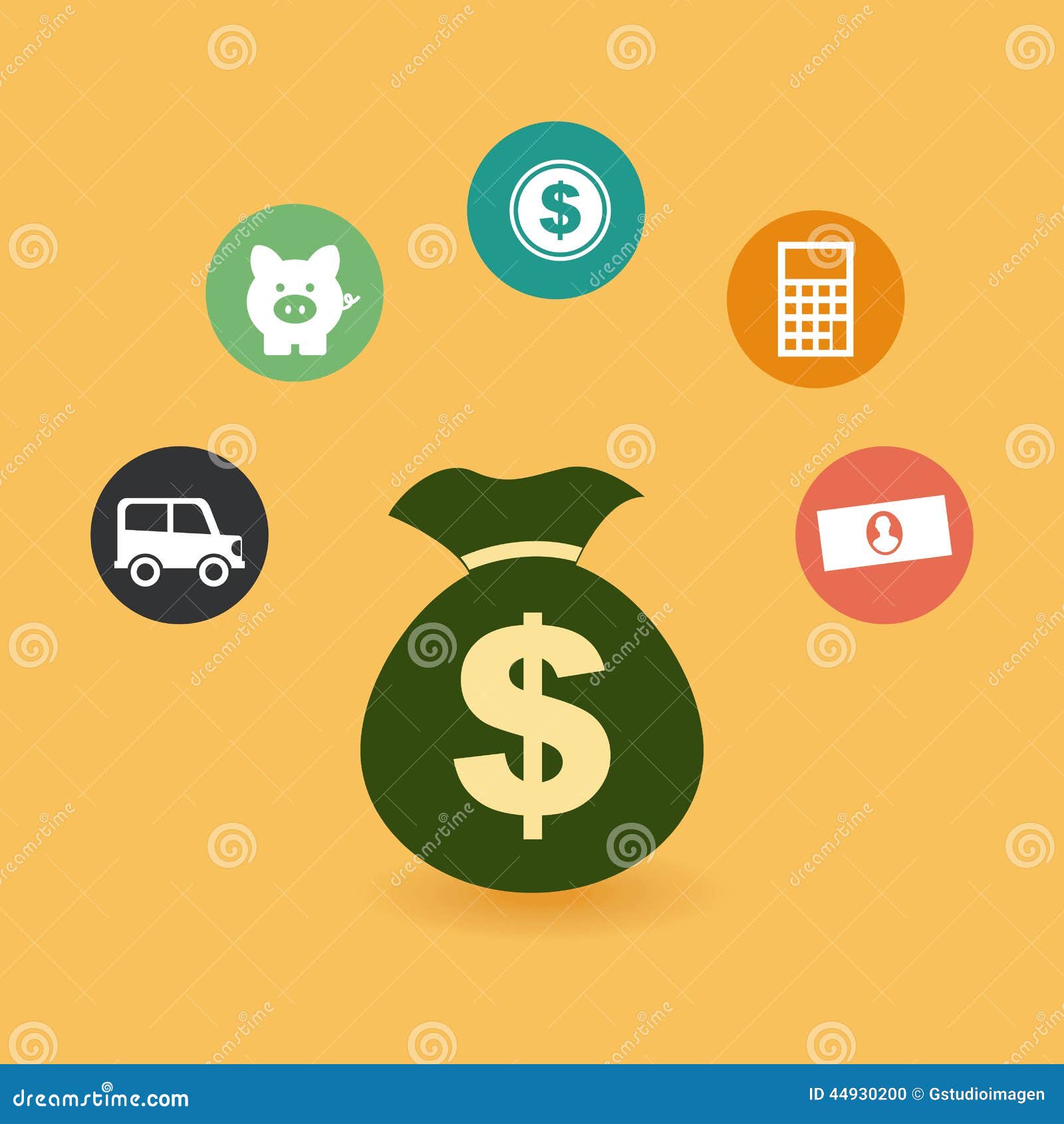 Money design stock vector. Illustration of bank, finance - 44930200