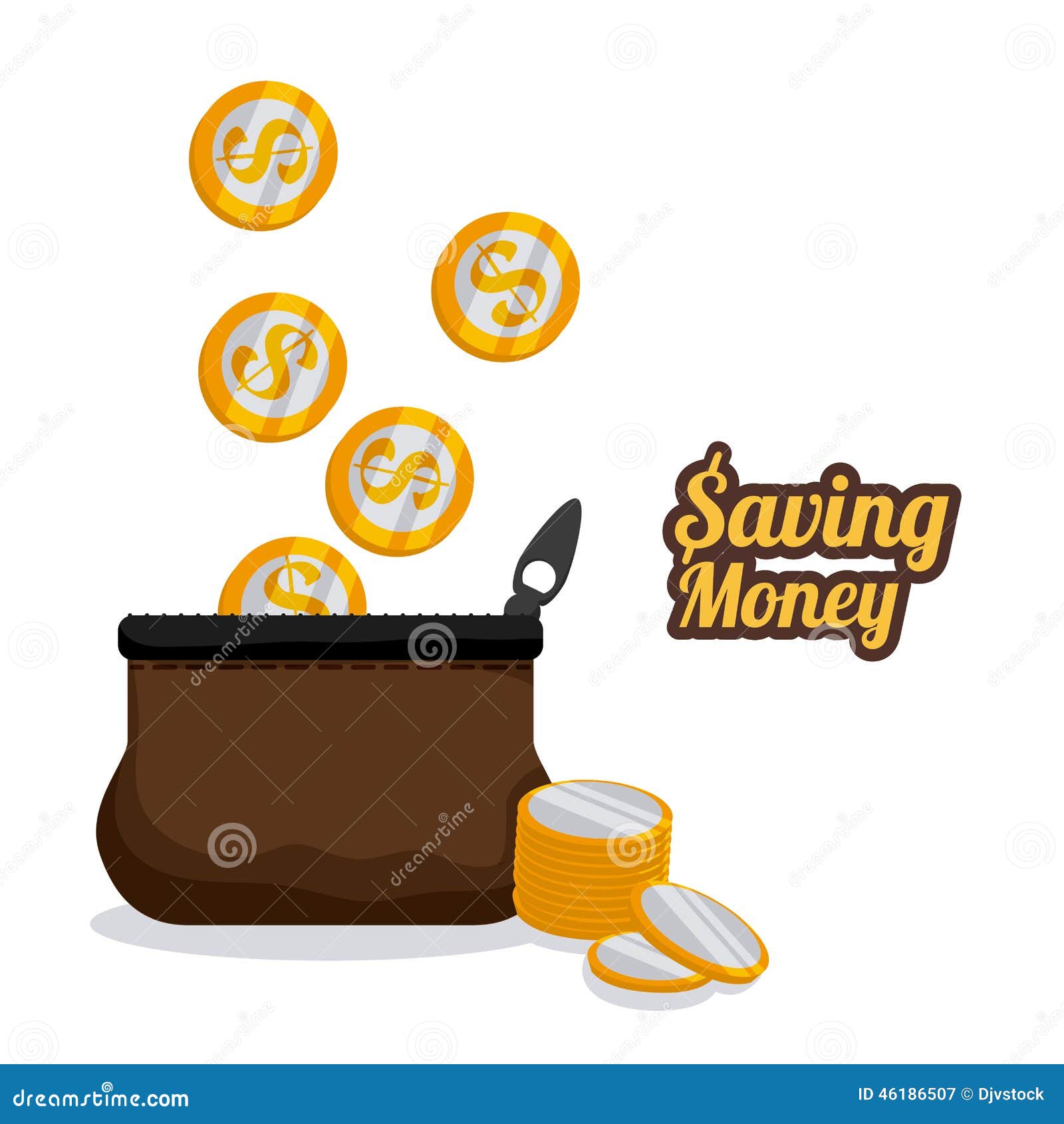 Money design stock vector. Illustration of gold, business - 46186507
