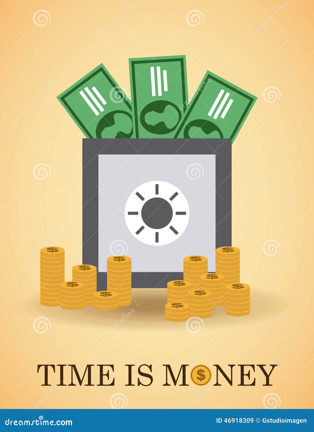 Money design stock vector. Illustration of bank, debt - 46918309
