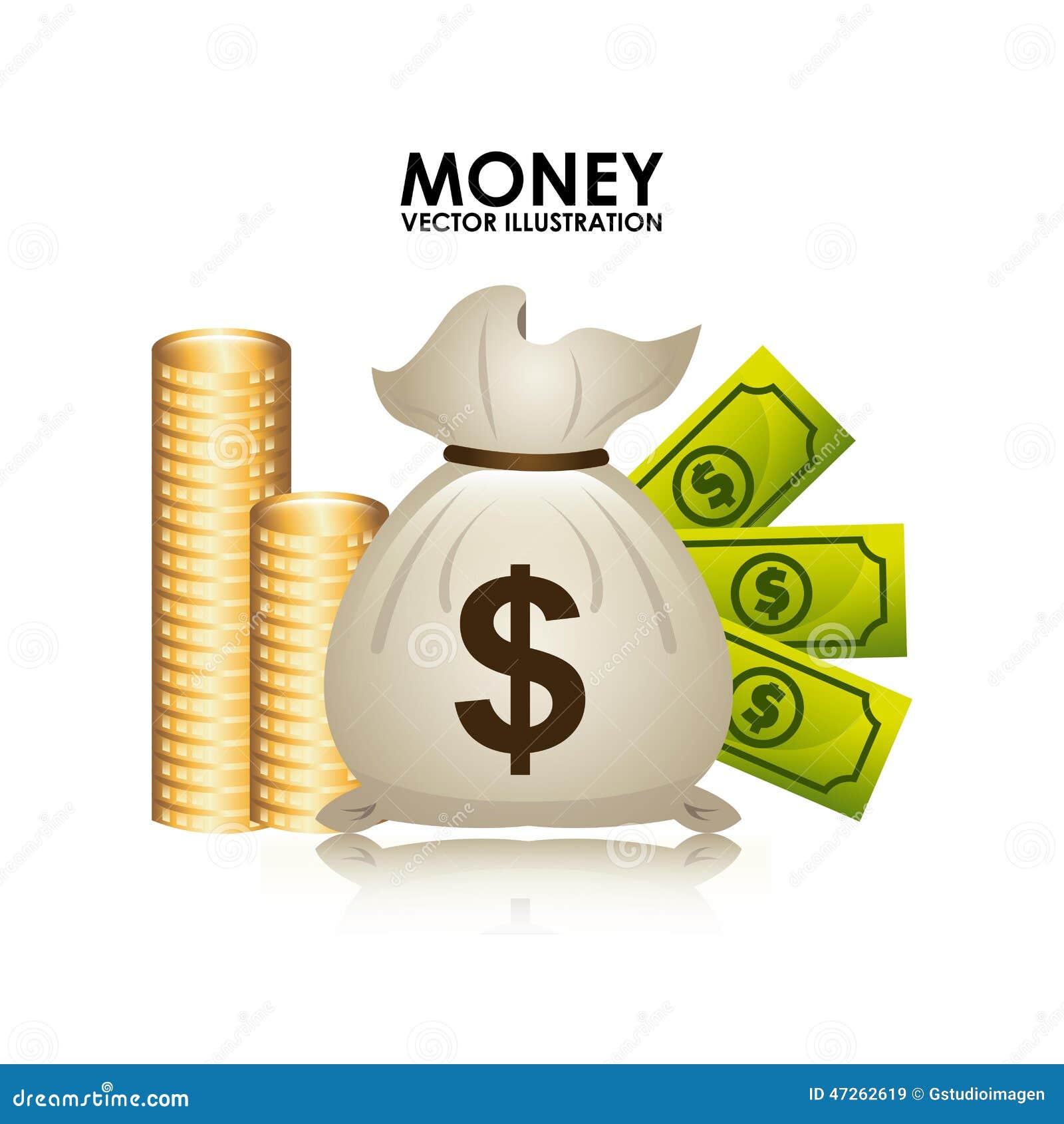 Money design stock vector. Illustration of icon, sign - 47262619