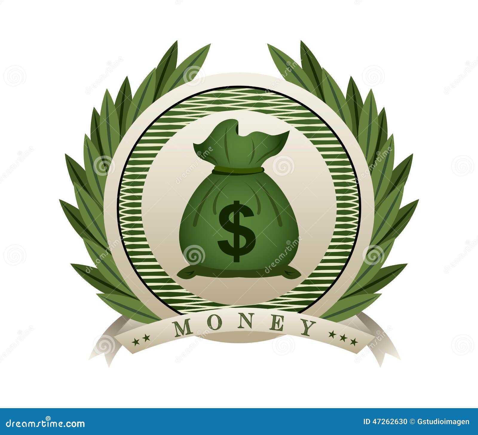 Money design stock vector. Illustration of money, green - 47262630