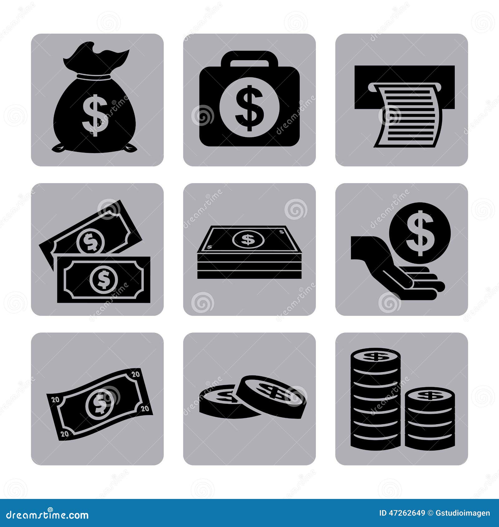 Money design stock vector. Illustration of dollar, rich - 47262649