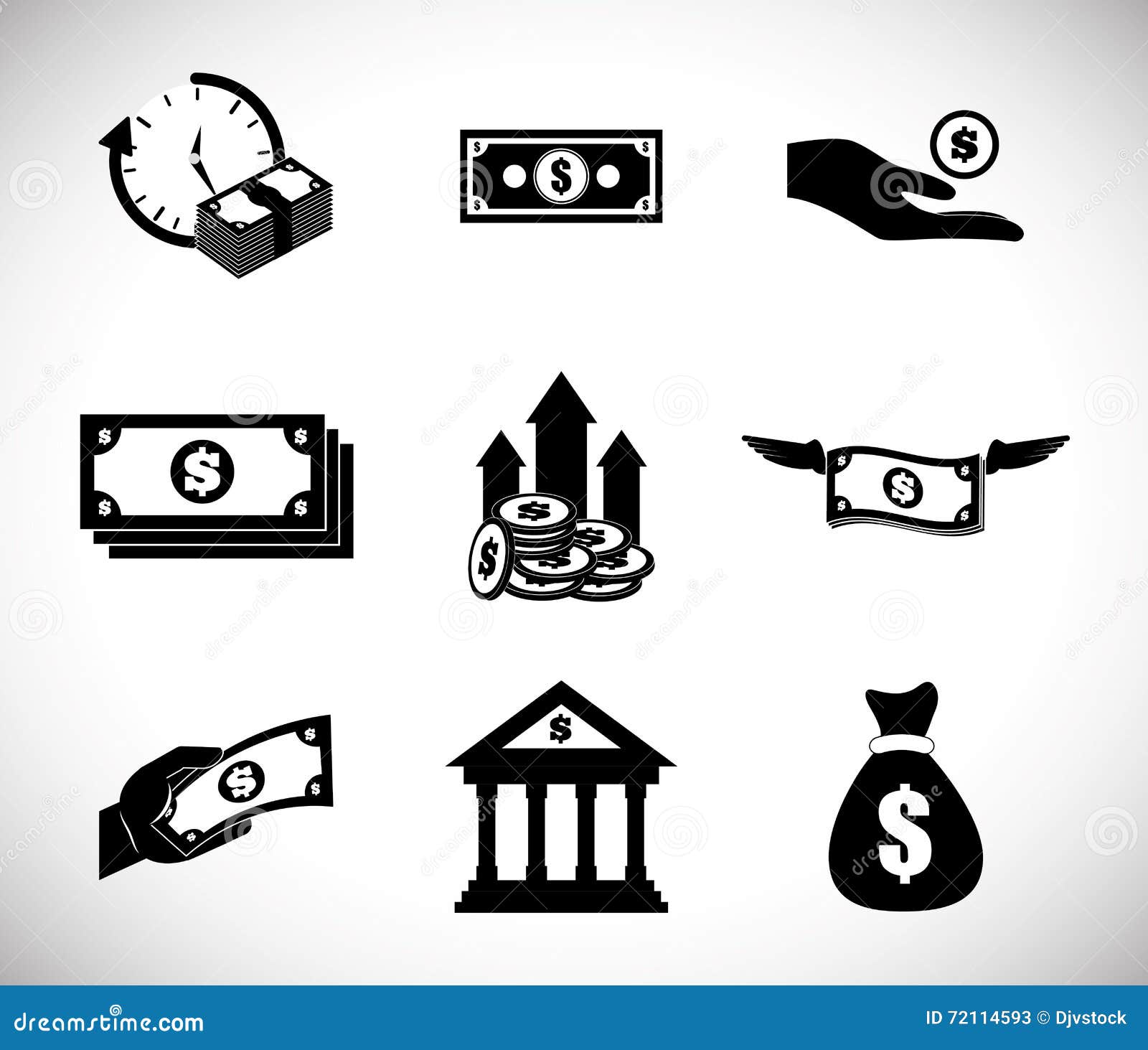 Money Design. Value Icon. Flat Illustration , Vector Stock Vector ...