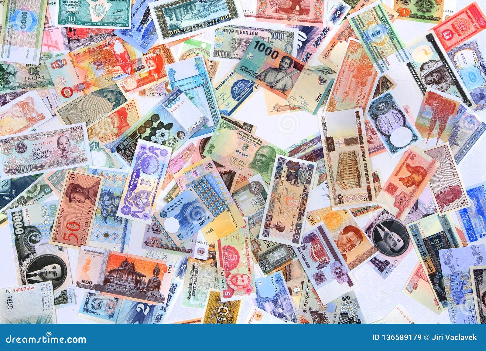 Money Different Banknotes Backround Stock Image - Image of business ...