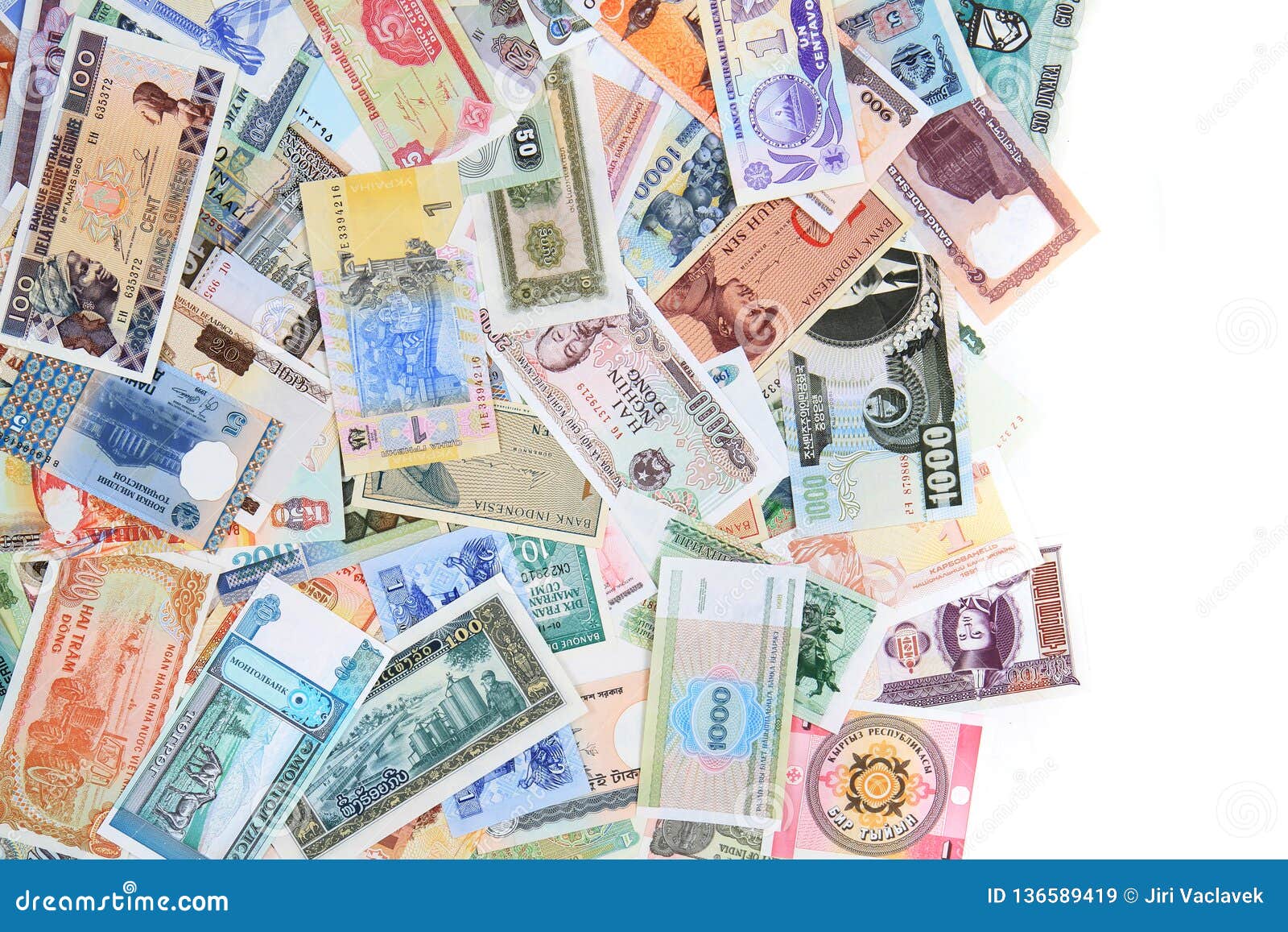 Money Different Banknotes Backround Stock Image - Image of payment ...