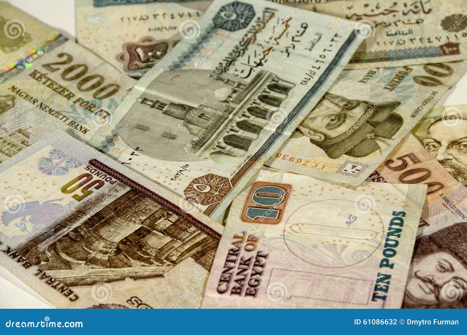 Money of Different Countries. Stock Photo - Image of close, world: 61086632