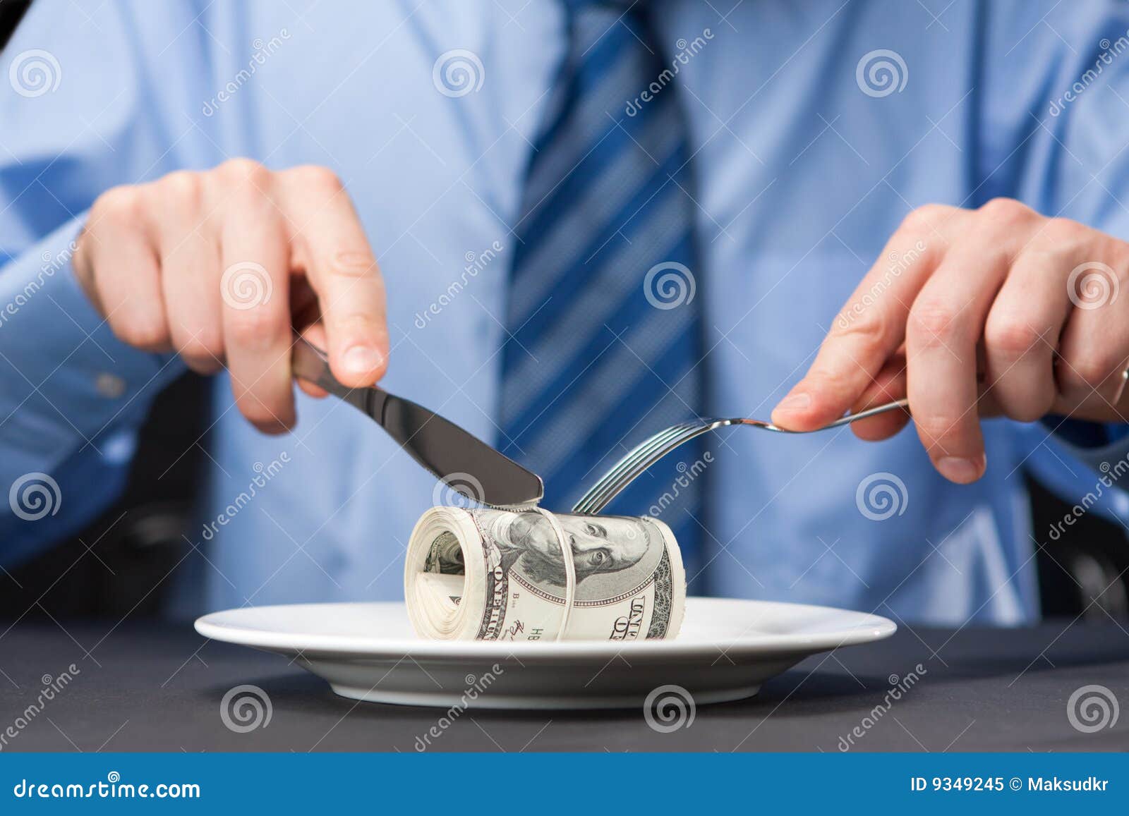 Money For Dinner Picture. Image: 9349245