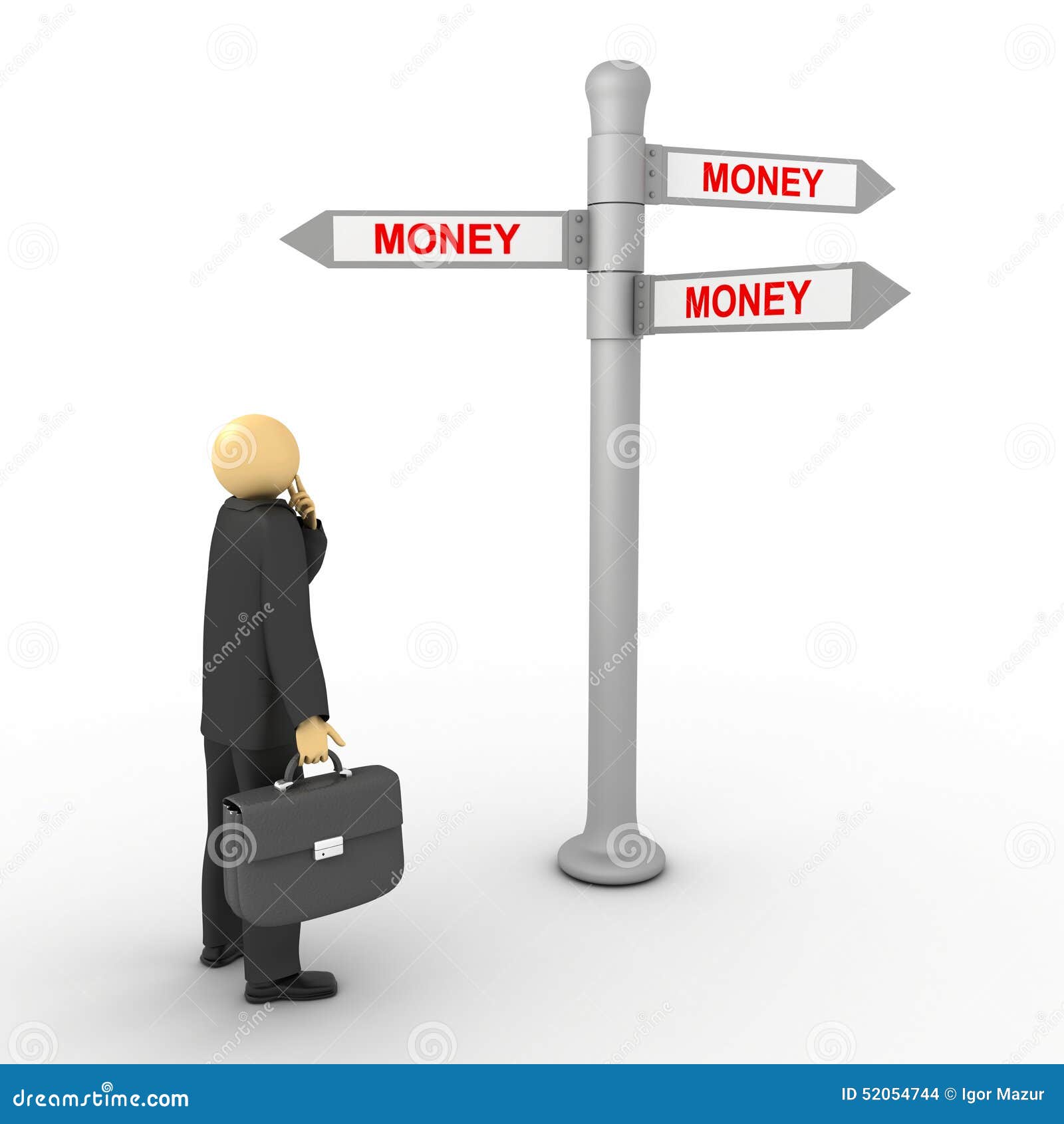 Money Direction stock illustration. Illustration of motion - 52054744