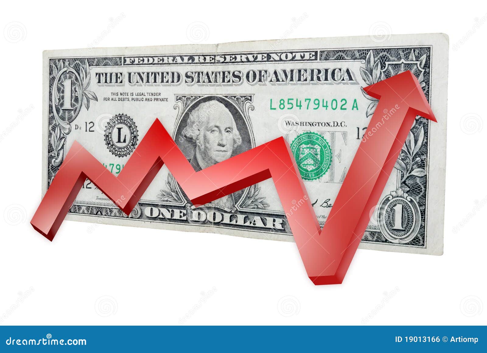 Money dollar with graph up stock photo. Image of earnings - 19013166