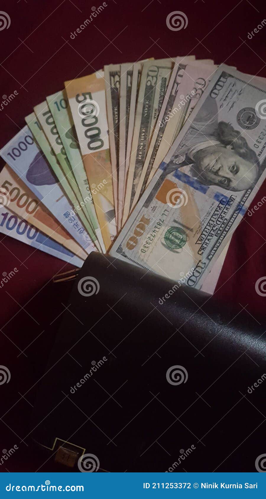 Money Dollar Papper Bank Note Stock Photo - Image of currency, money ...