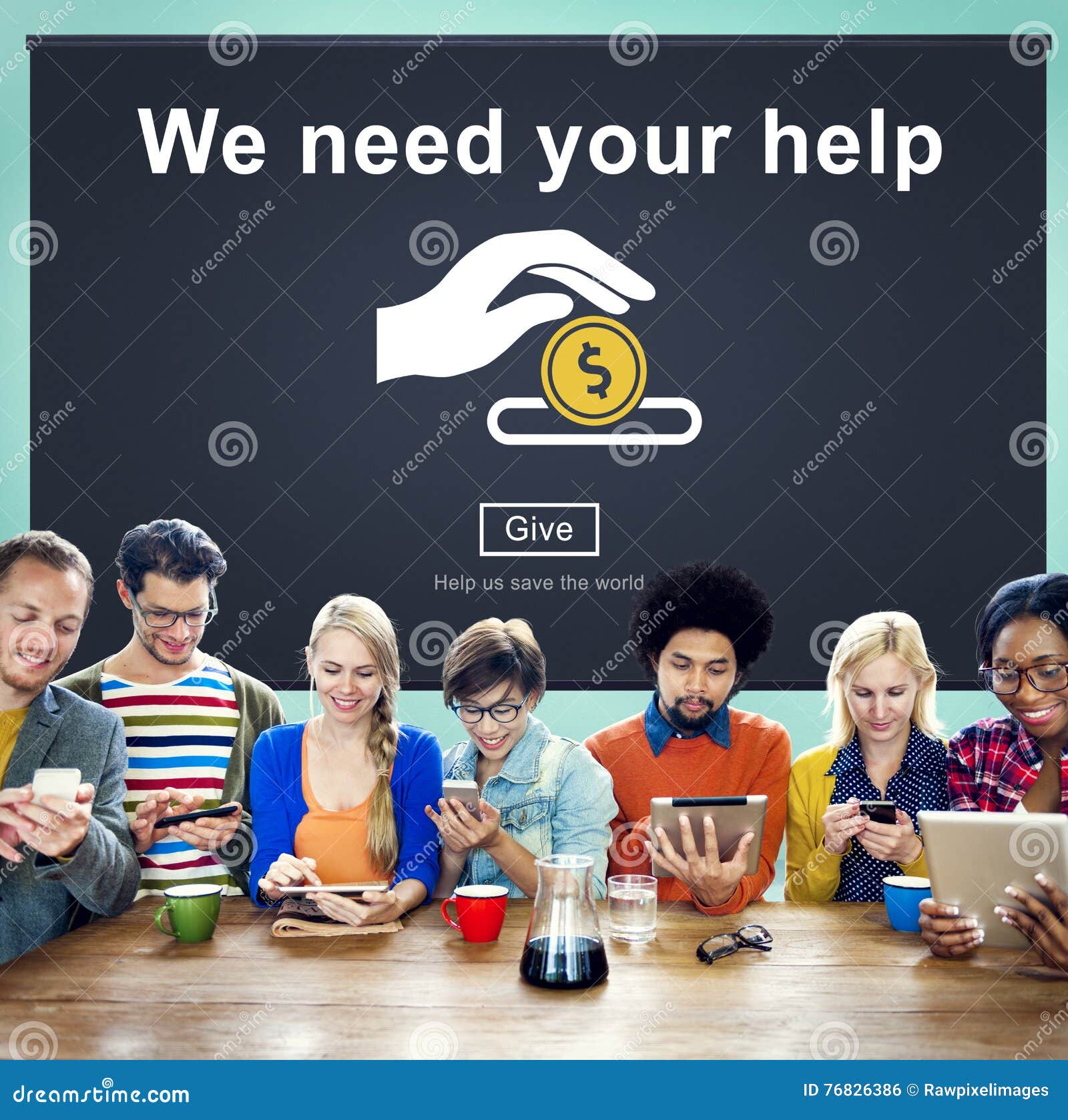 Money Donations Welfare Helping Hands Concept Stock Photo - Image of ...