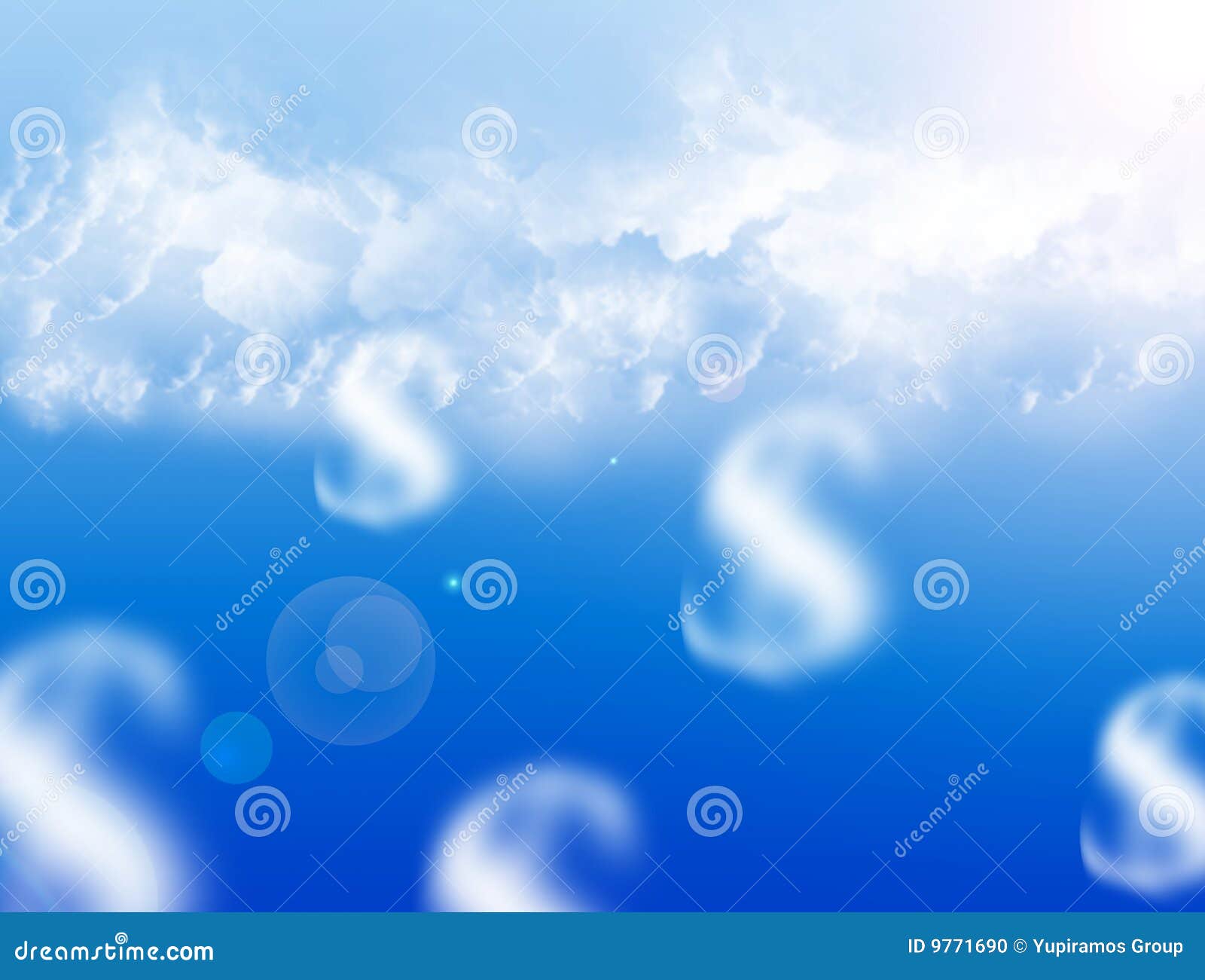 Money dreams stock illustration. Illustration of dollars - 9771690