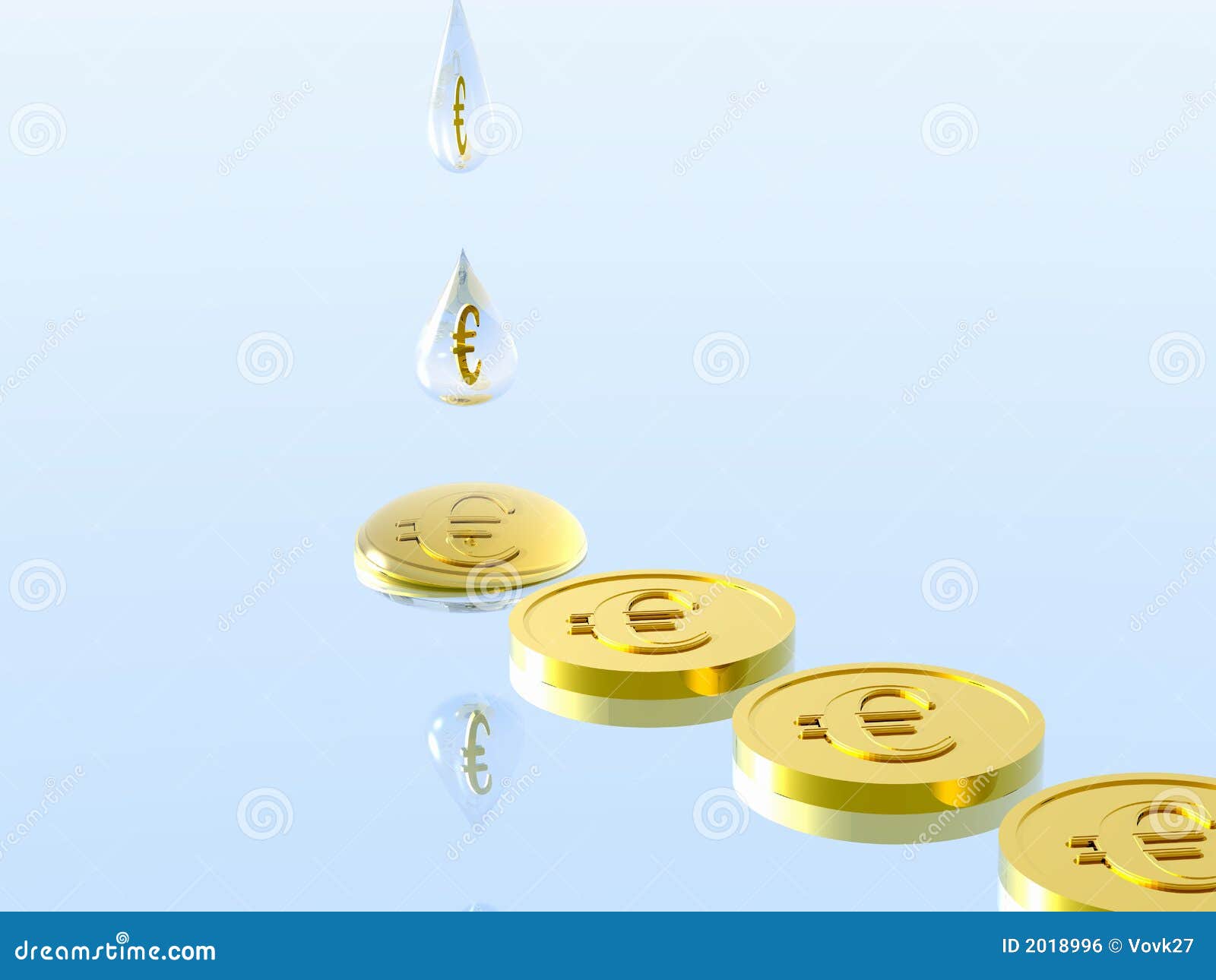 Money drip. stock illustration. Illustration of light - 2018996