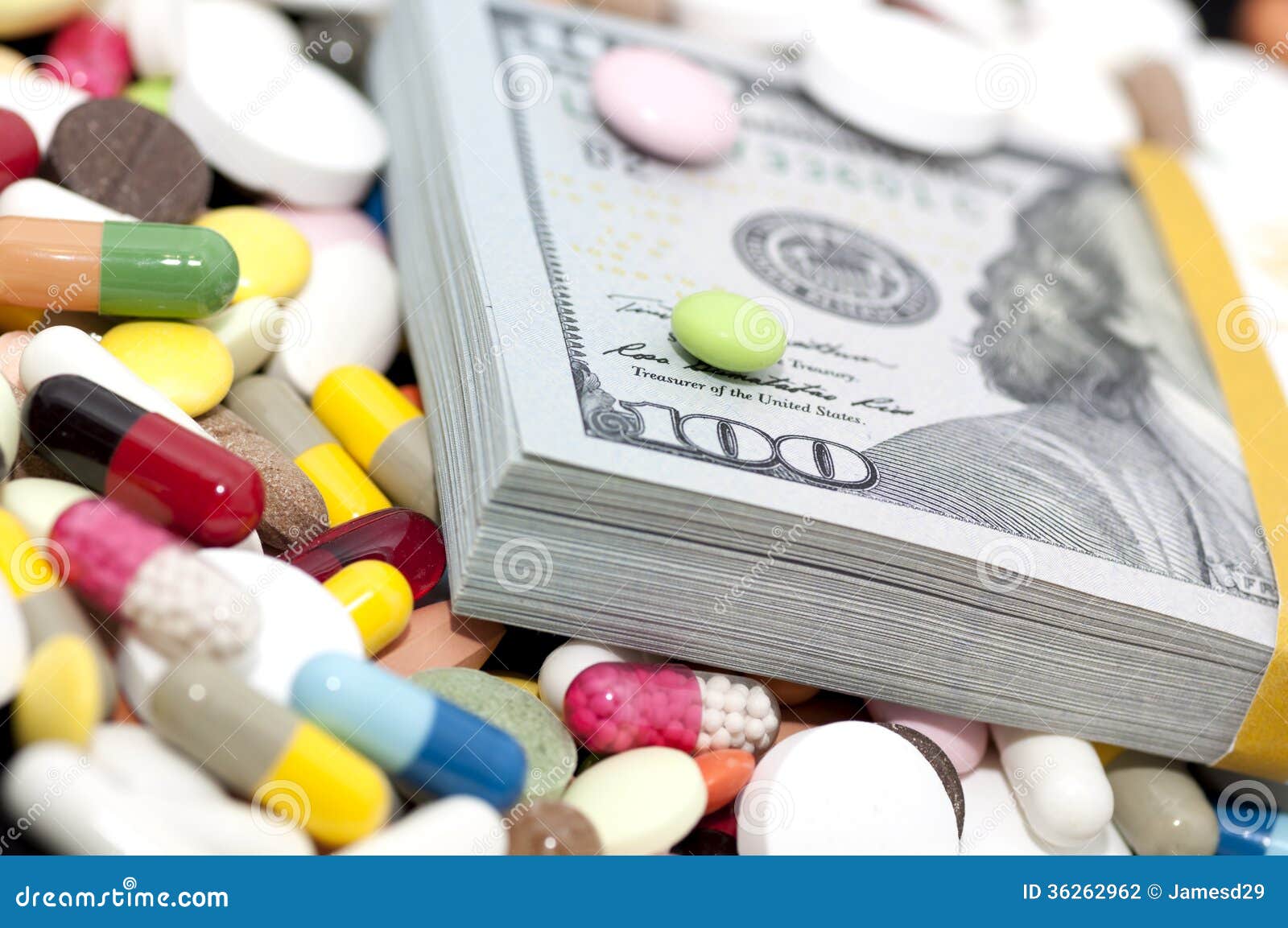 Money and drugs stock photo. Image of capsule, cash, anxiety - 36262962