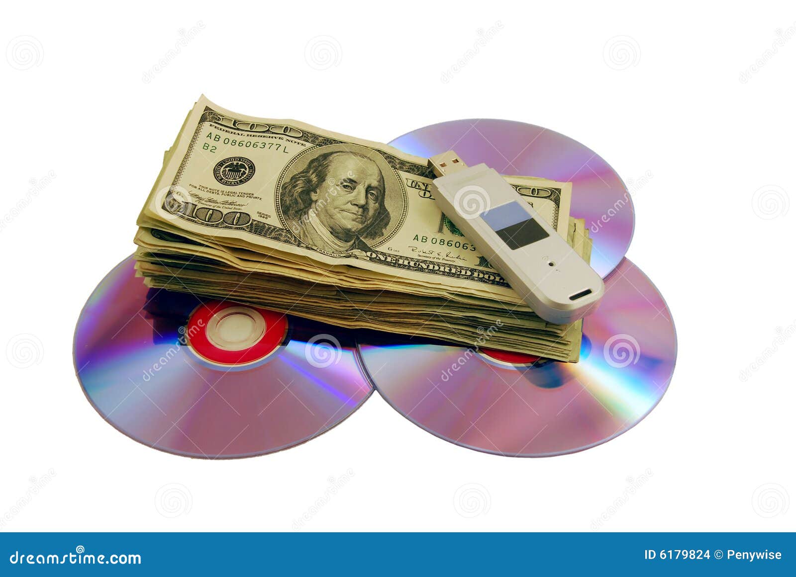 Money and DVDs stock photo. Image of plan, internet, freedom - 6179824