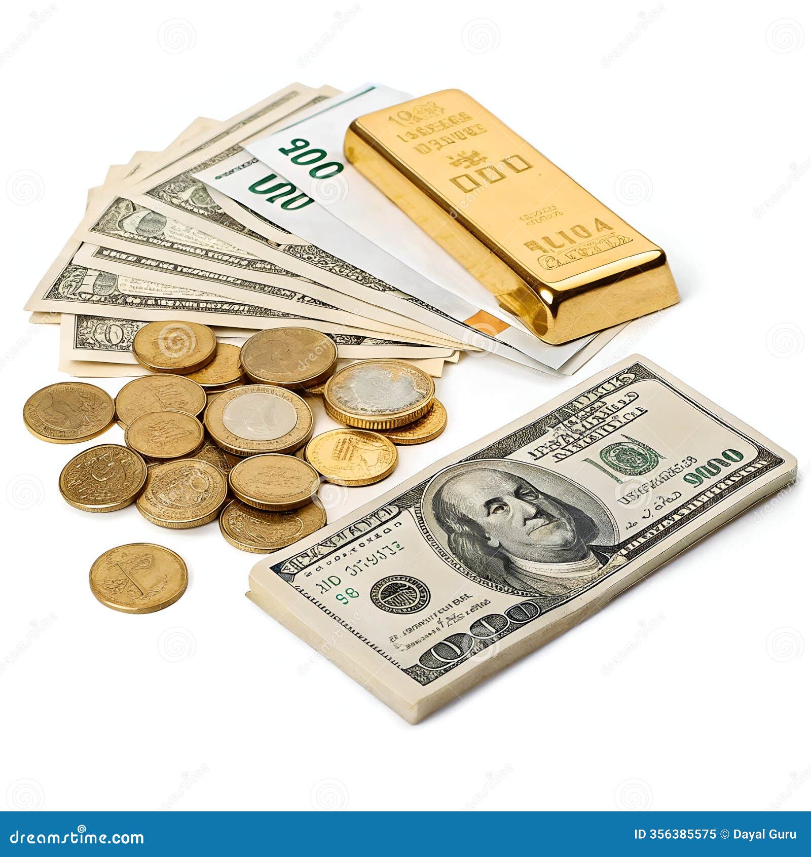 Money Elements stock illustration. Illustration of notes - 356385575