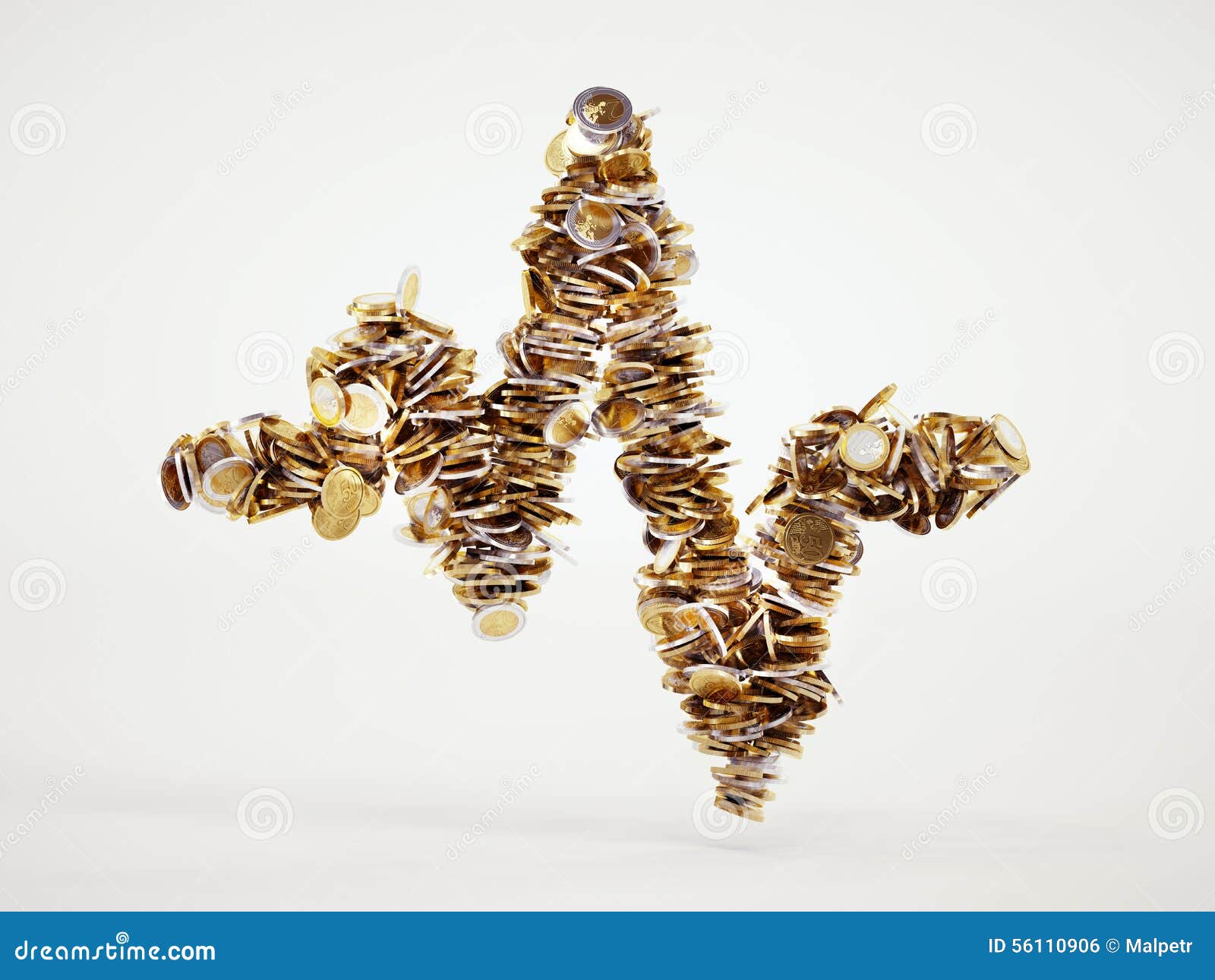Money energy pulse sign stock photo. Illustration of euro - 56110906