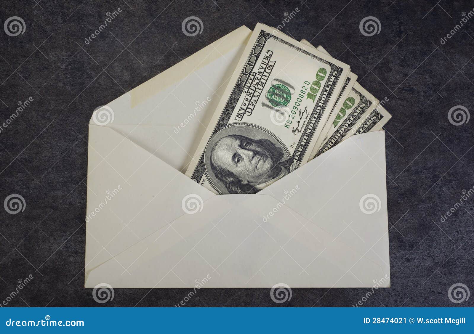 Money Envelope. stock image. Image of dollar, dollars - 28474021