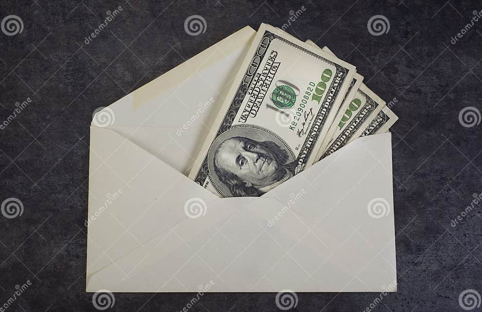 Money Envelope. stock image. Image of dollar, dollars - 28474021