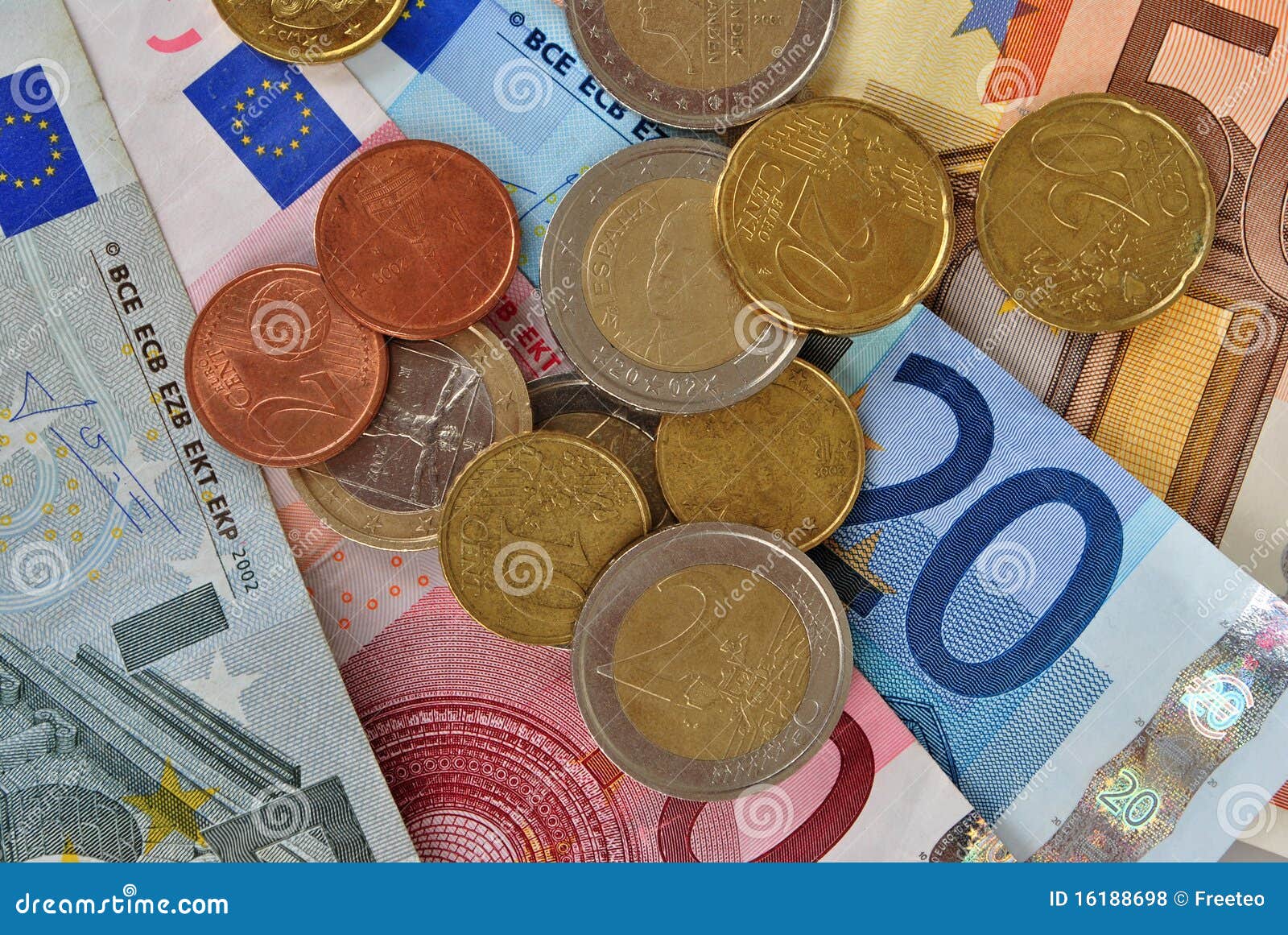Money euro stock photo. Image of market, cash, bunch - 16188698