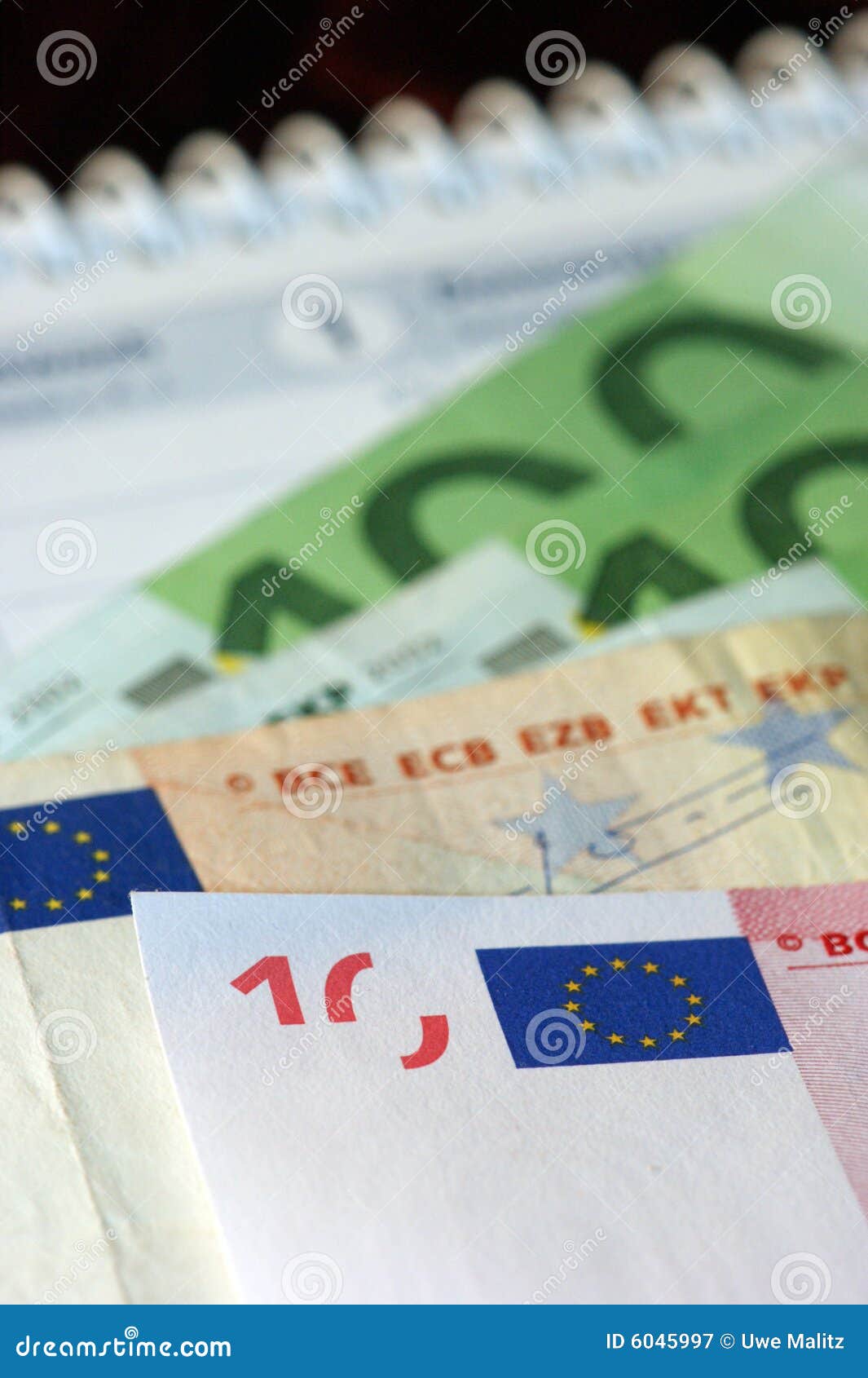 Money with Euro Signs and Calendar Stock Image - Image of inflation ...