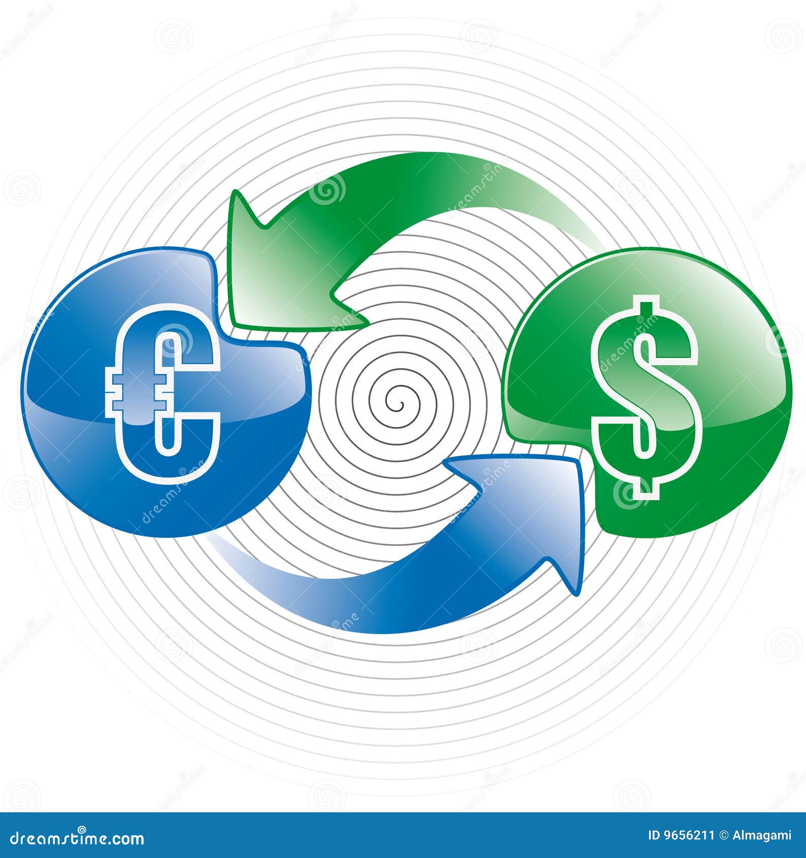 Money exchange icon stock vector. Illustration of currency - 9656211