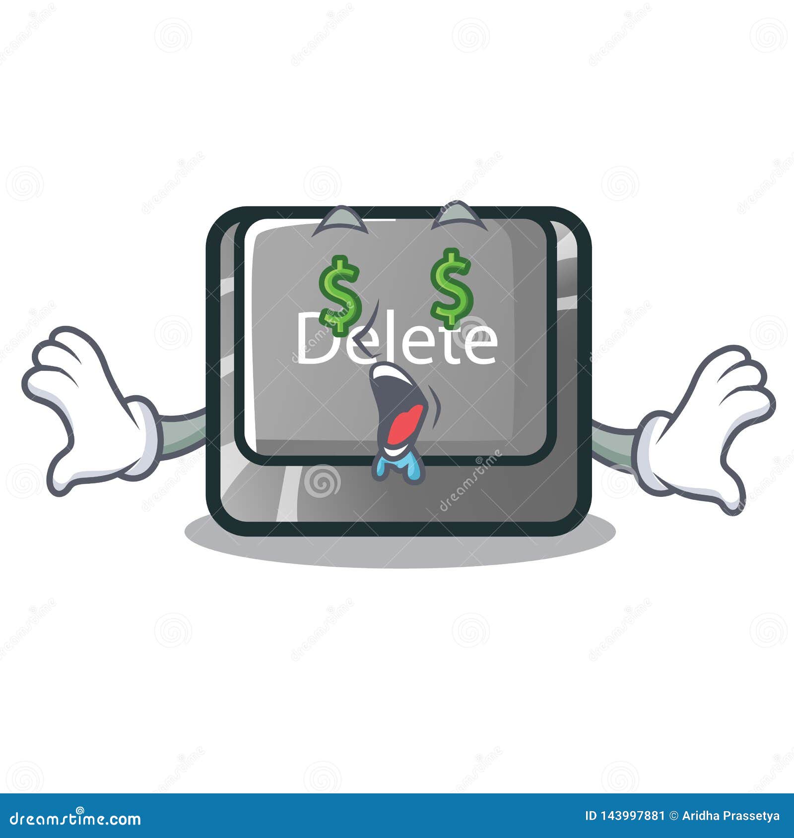 Delete Button For Erasing Or Deleting Trash Stock Photography ...