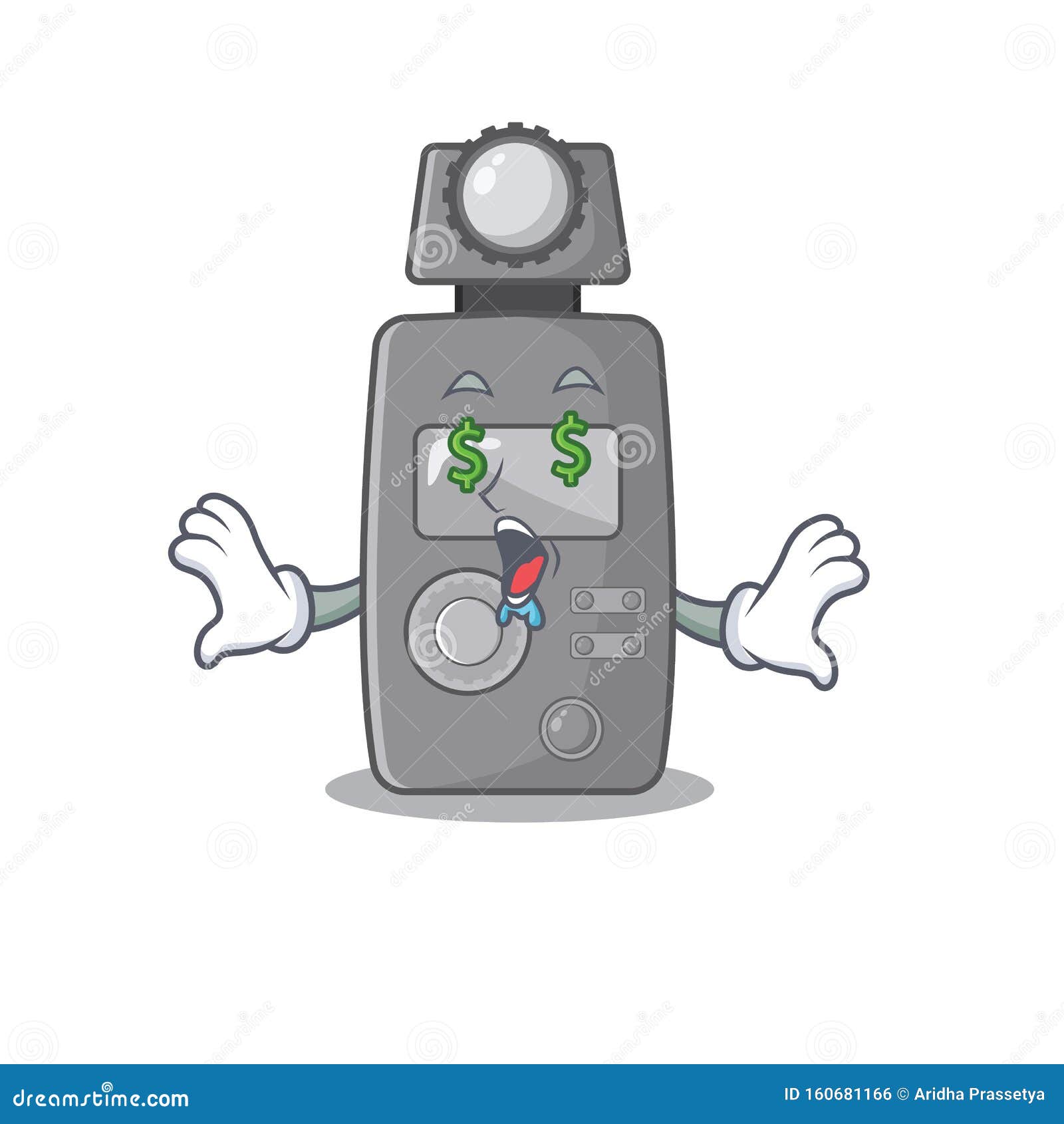 Money Meter Royalty-Free Cartoon | CartoonDealer.com #8831384