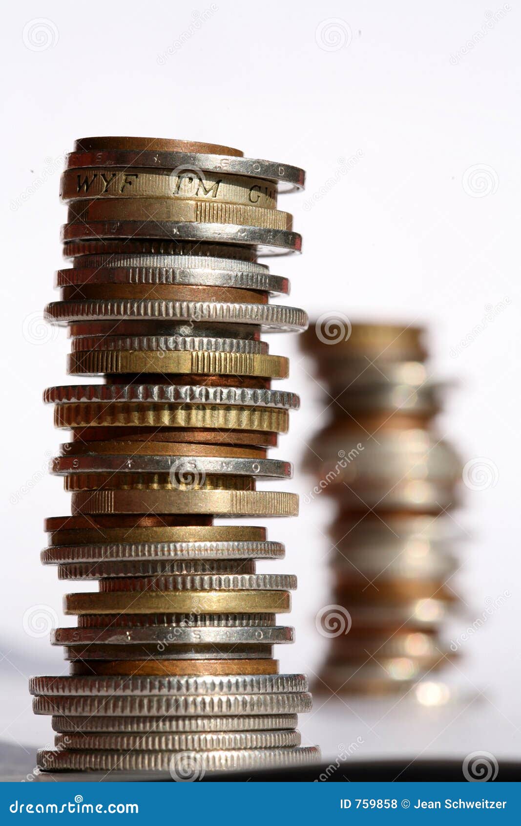 Money Fading into the Distance Stock Photo - Image of change, euro: 759858